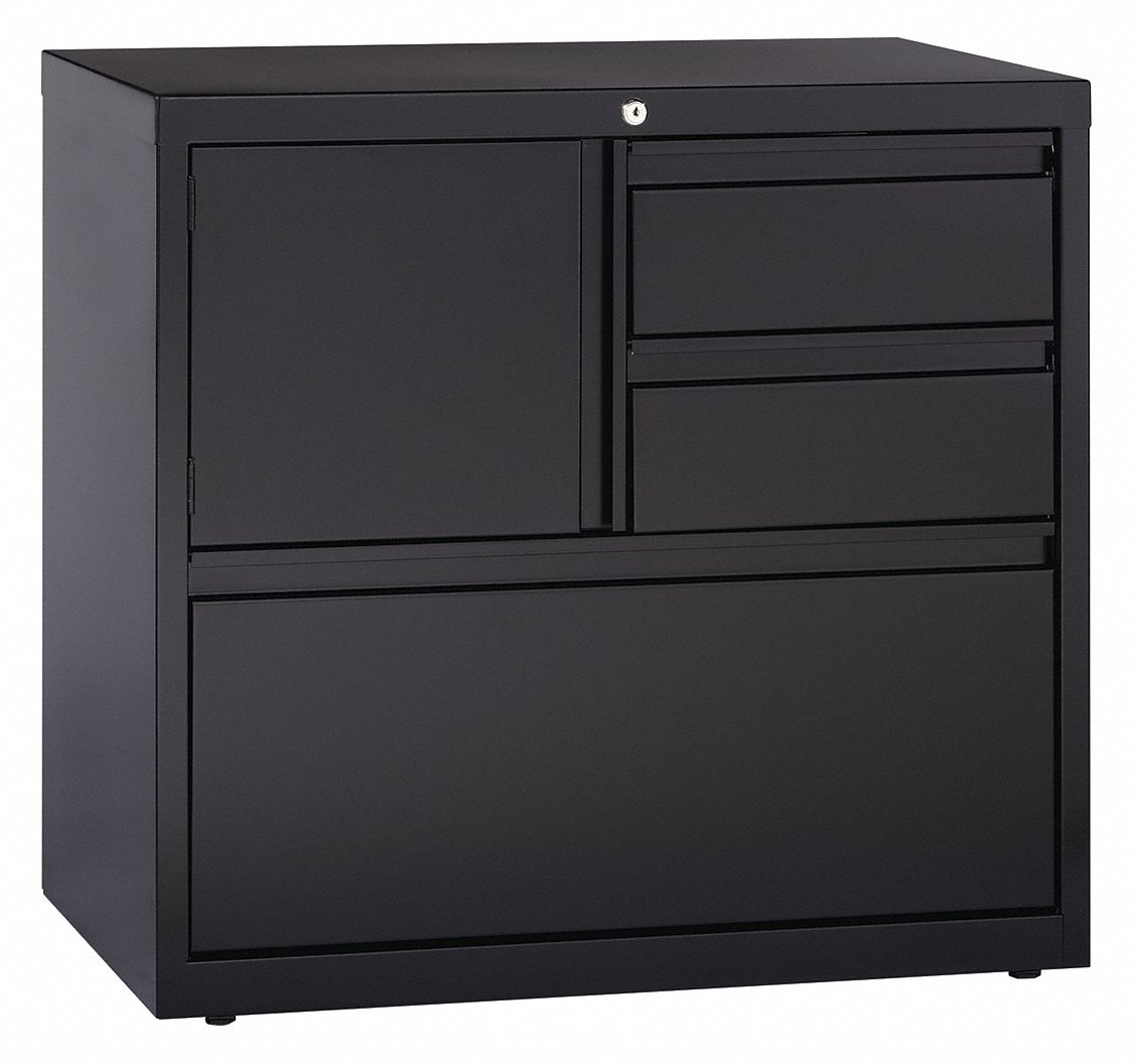 30, 18.63, 28, Storage Cabinet, Black - Grainger