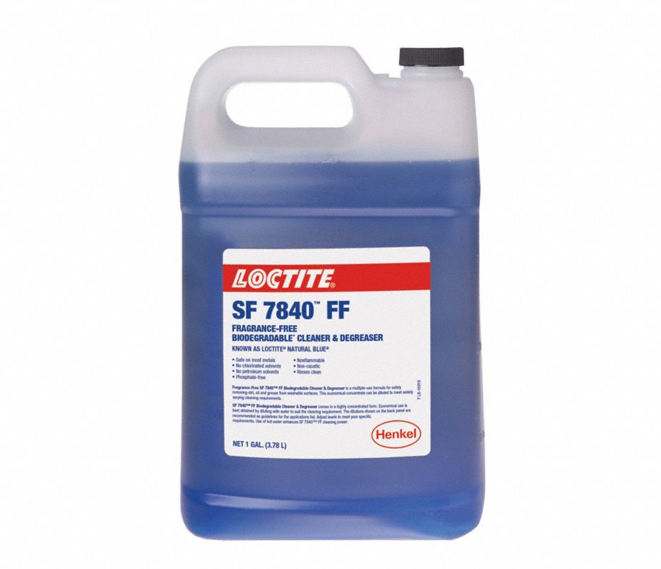 LOCTITE Limpiador Desengrasante Loctite SF 7840 Líquida 1 gal. - 48YD16 ...