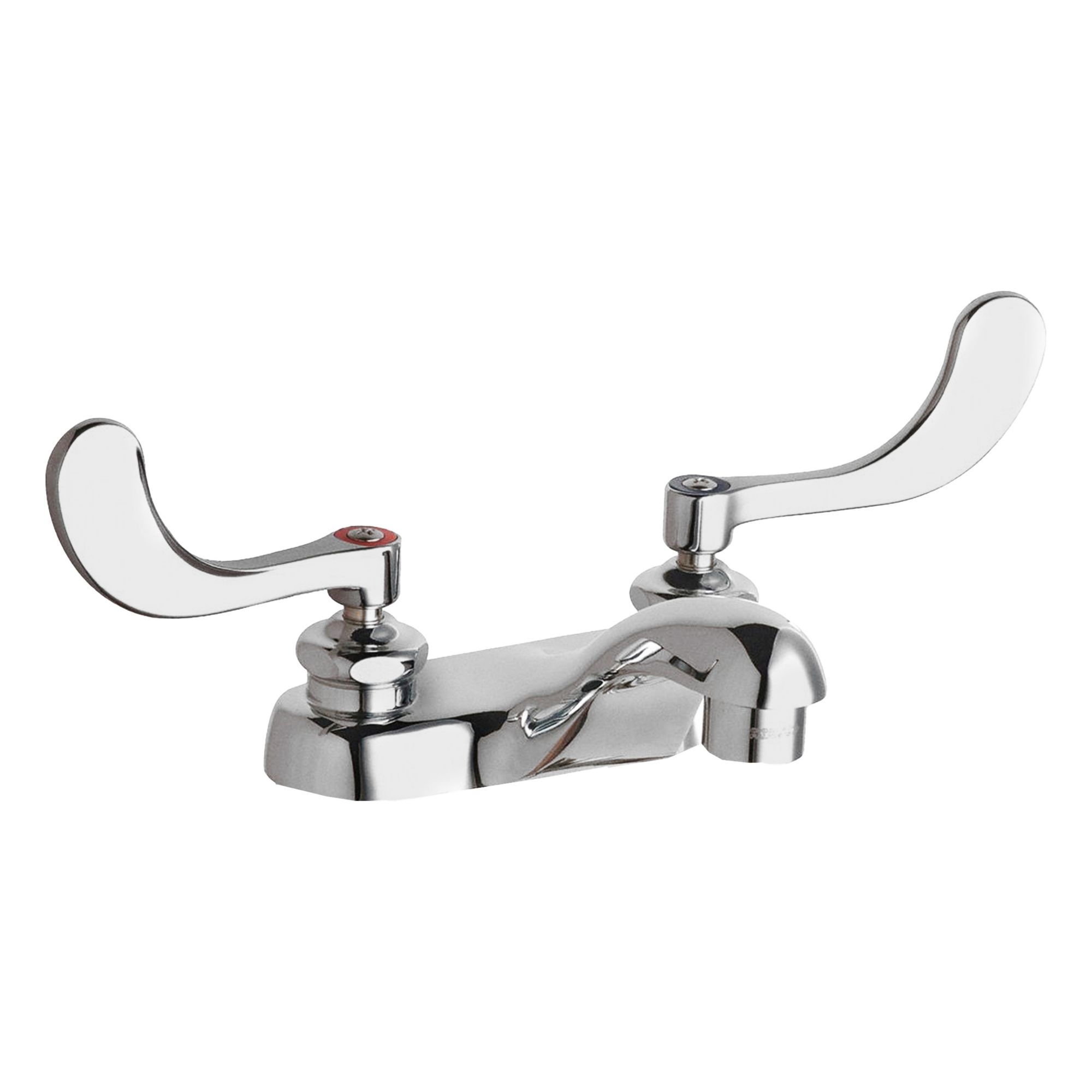 CHICAGO FAUCETS, 802, Cast Brass, Low Arc Bathroom Faucet - 48YD93|802 ...