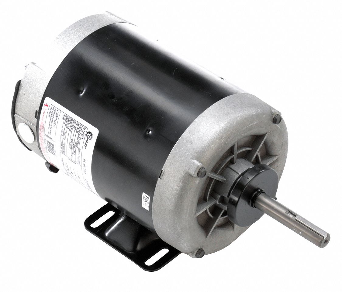 CENTURY, Rigid Base Mount, Totally Enclosed Air-Over, Condenser Fan ...