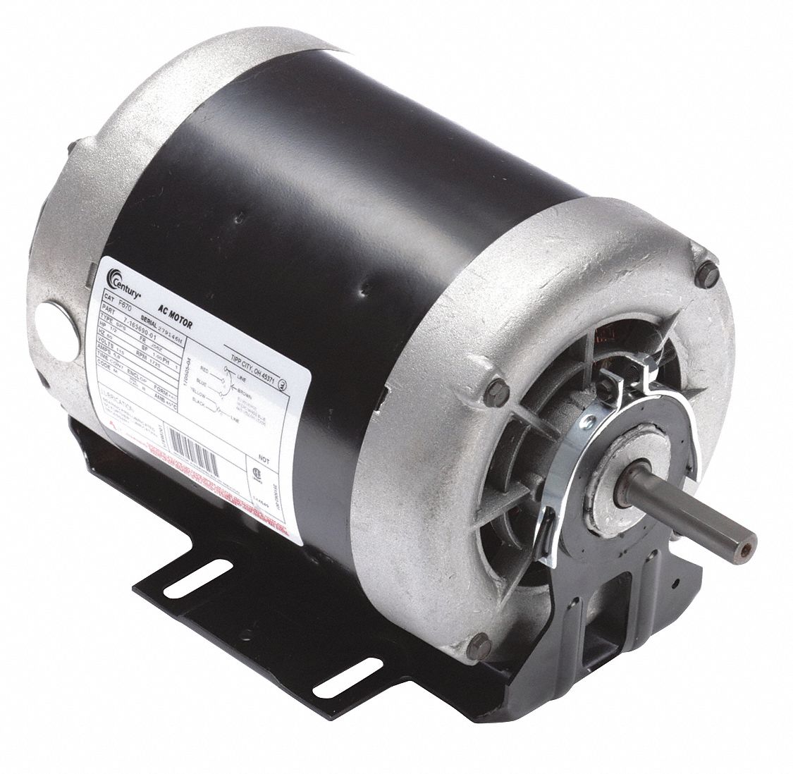 CENTURY, Split Phase Resilient Mt. Motor - 48Z087|F670 - Grainger