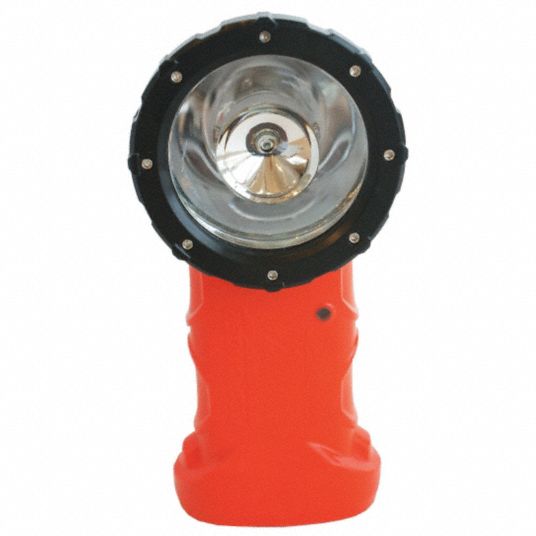 Hands Free Light, Nylon, Maximum Lumens Output: 220, Orange, 7.00 in ...