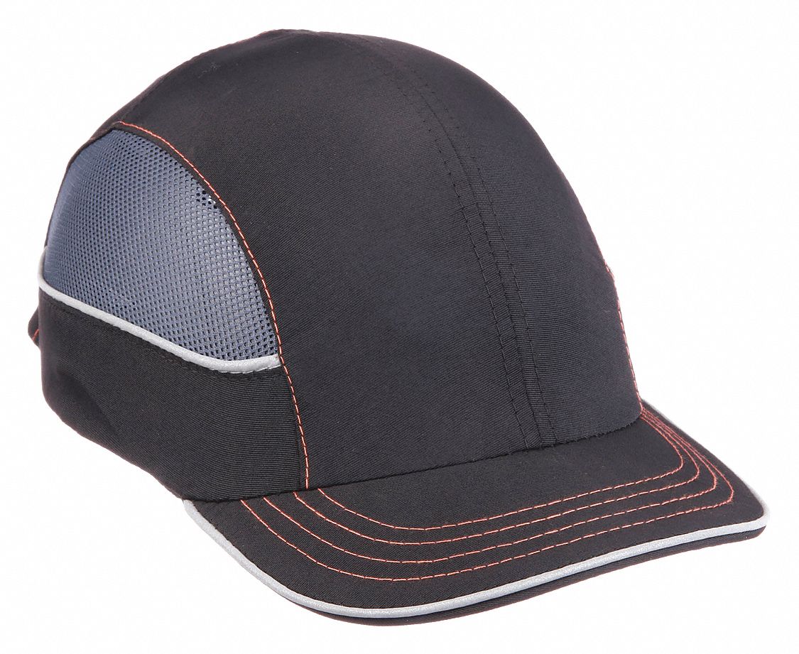 ERGODYNE BUMP CAP, VENTED, ABS, HOOK AND LOOP, SHORT BRIM BASEBALL ...