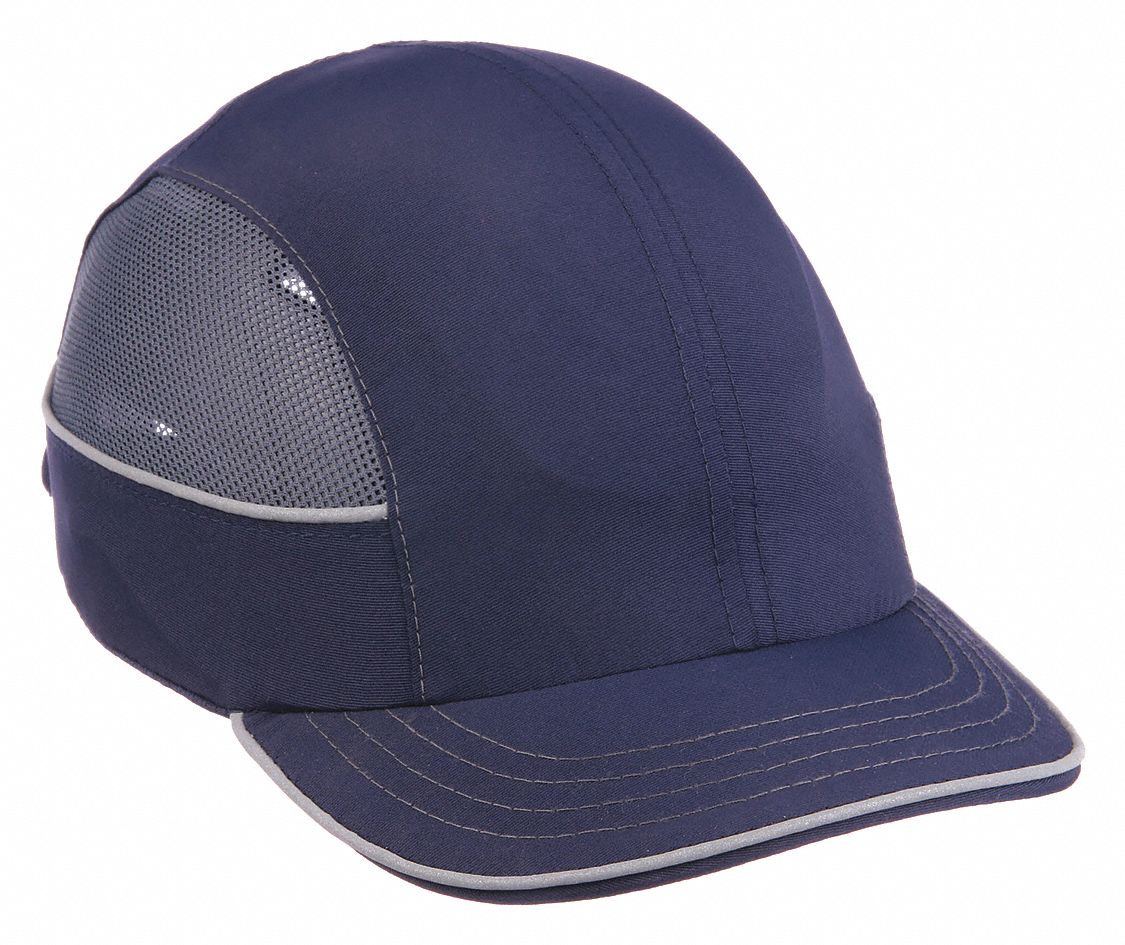 Dark Blue, Hook-and-Loop, Bump Cap - 48Z845|8950 - Grainger