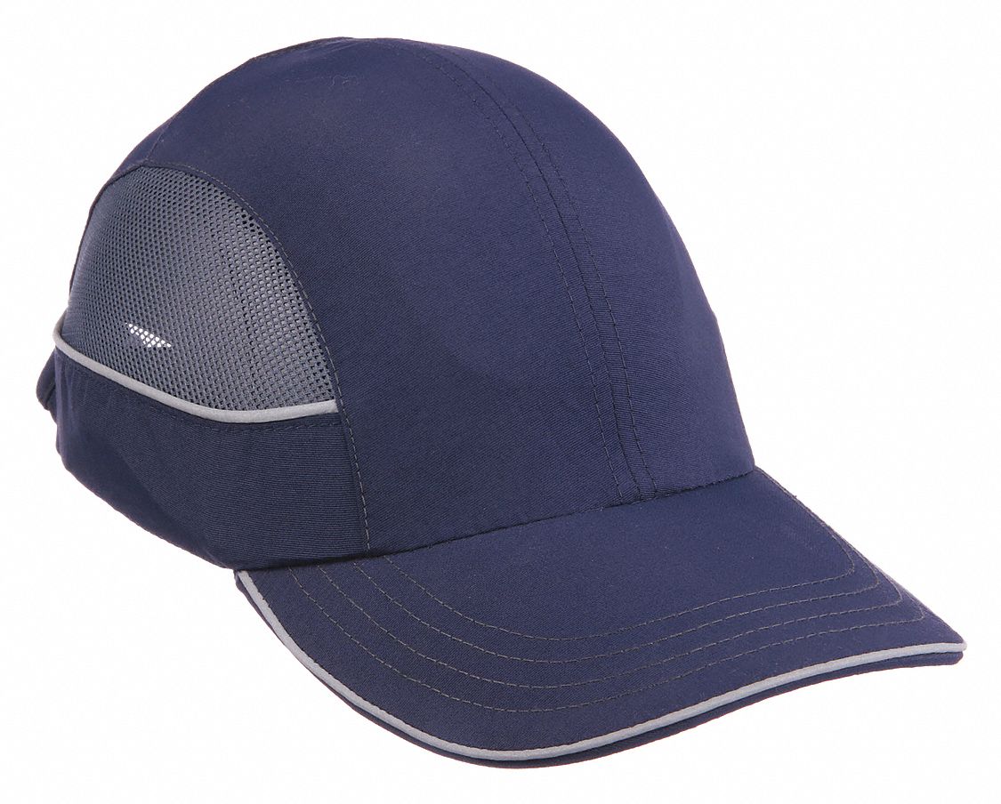 Dark Blue, Hook-and-Loop, Bump Cap - 48Z846|8950 - Grainger