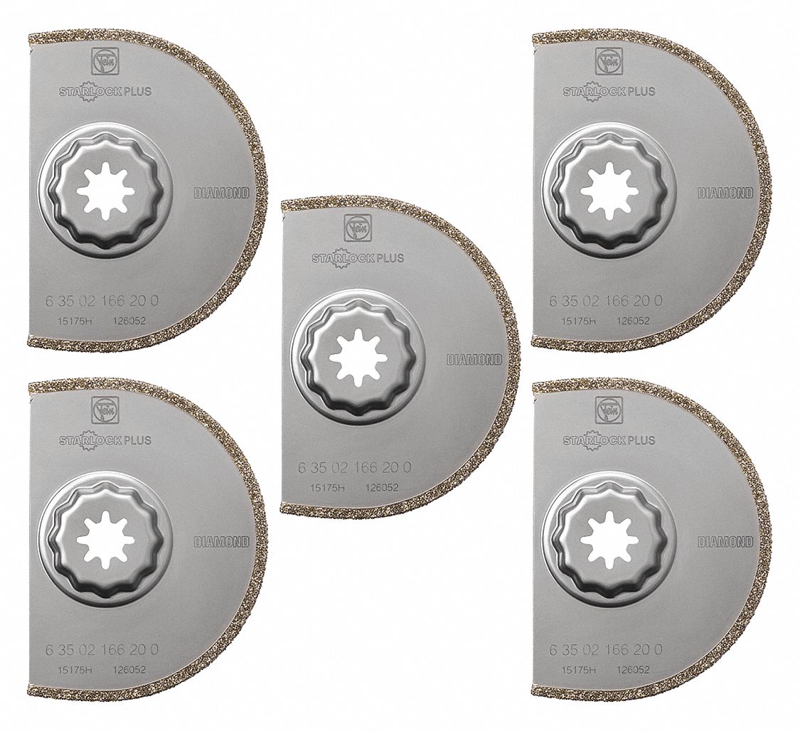 FEIN, 3 9/16 in Blade Wd, 3 9/16 in Blade Lg, Oscillating Scraper Blade ...