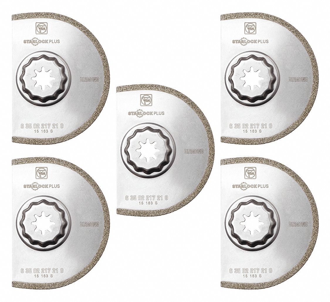 FEIN, 3 9/16 in Blade Wd, 3 9/16 in Blade Lg, Oscillating Scraper Blade ...