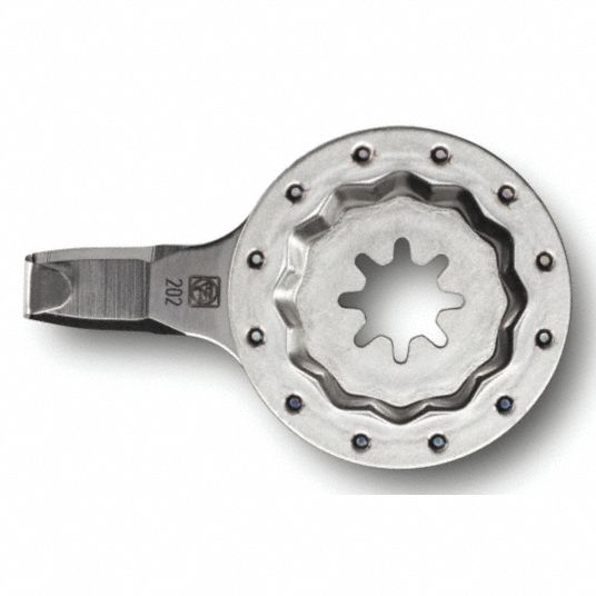 FEIN, 1/4 in Blade Wd, 2 7/8 in Blade Lg, Oscillating Scraper Blade ...