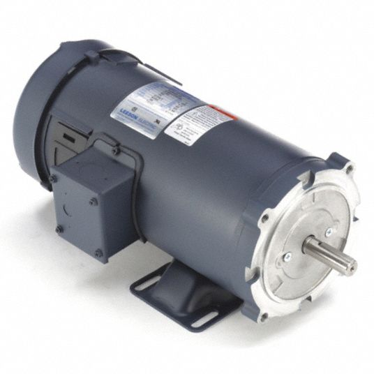 LEESON, 1 HP, 1,750 Nameplate RPM, DC Permanent Magnet Motor - 48ZG60 ...