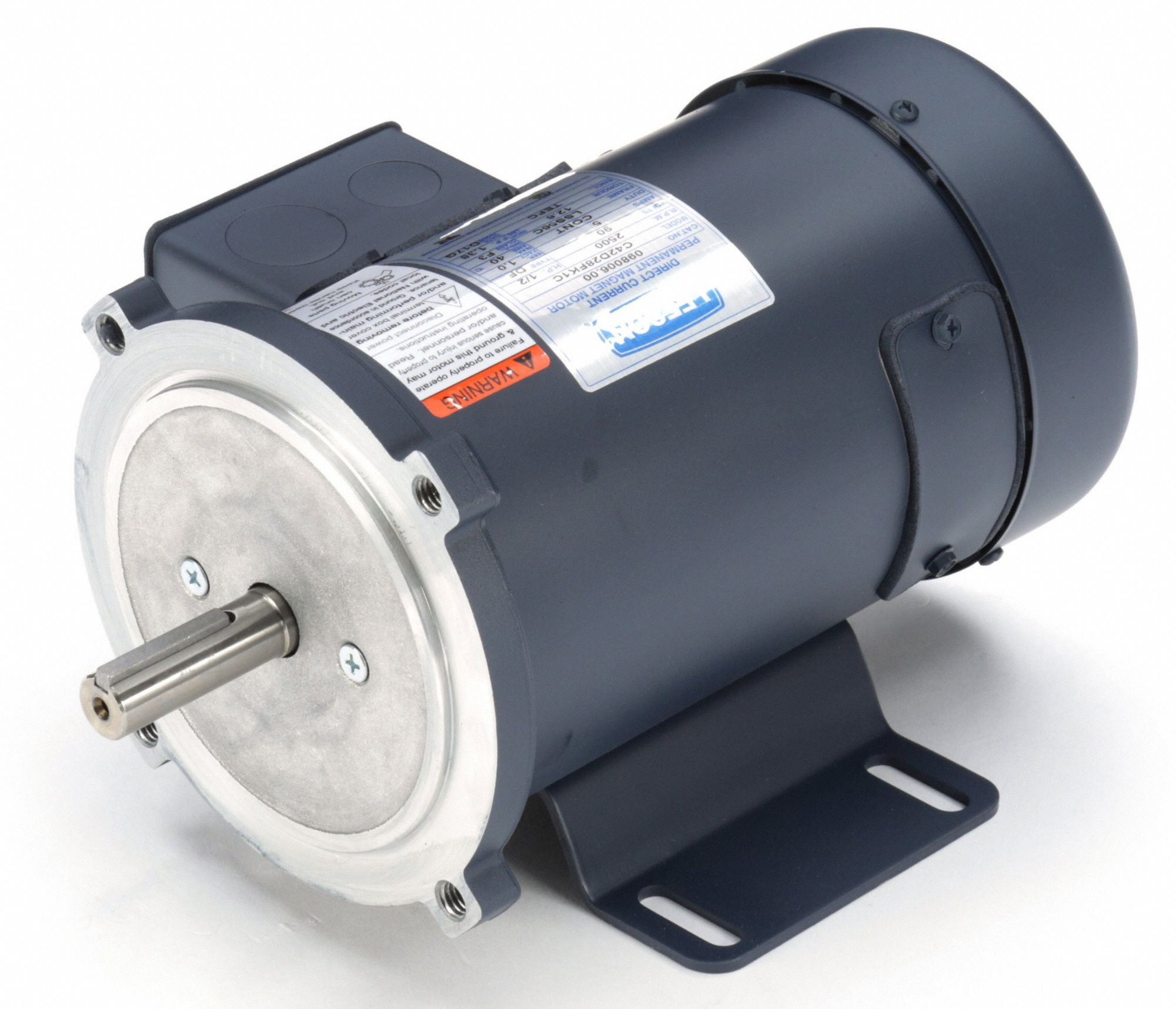 LEESON DC Permanent Magnet Motor: 1/2 HP, 2,500 Nameplate RPM, 56C ...