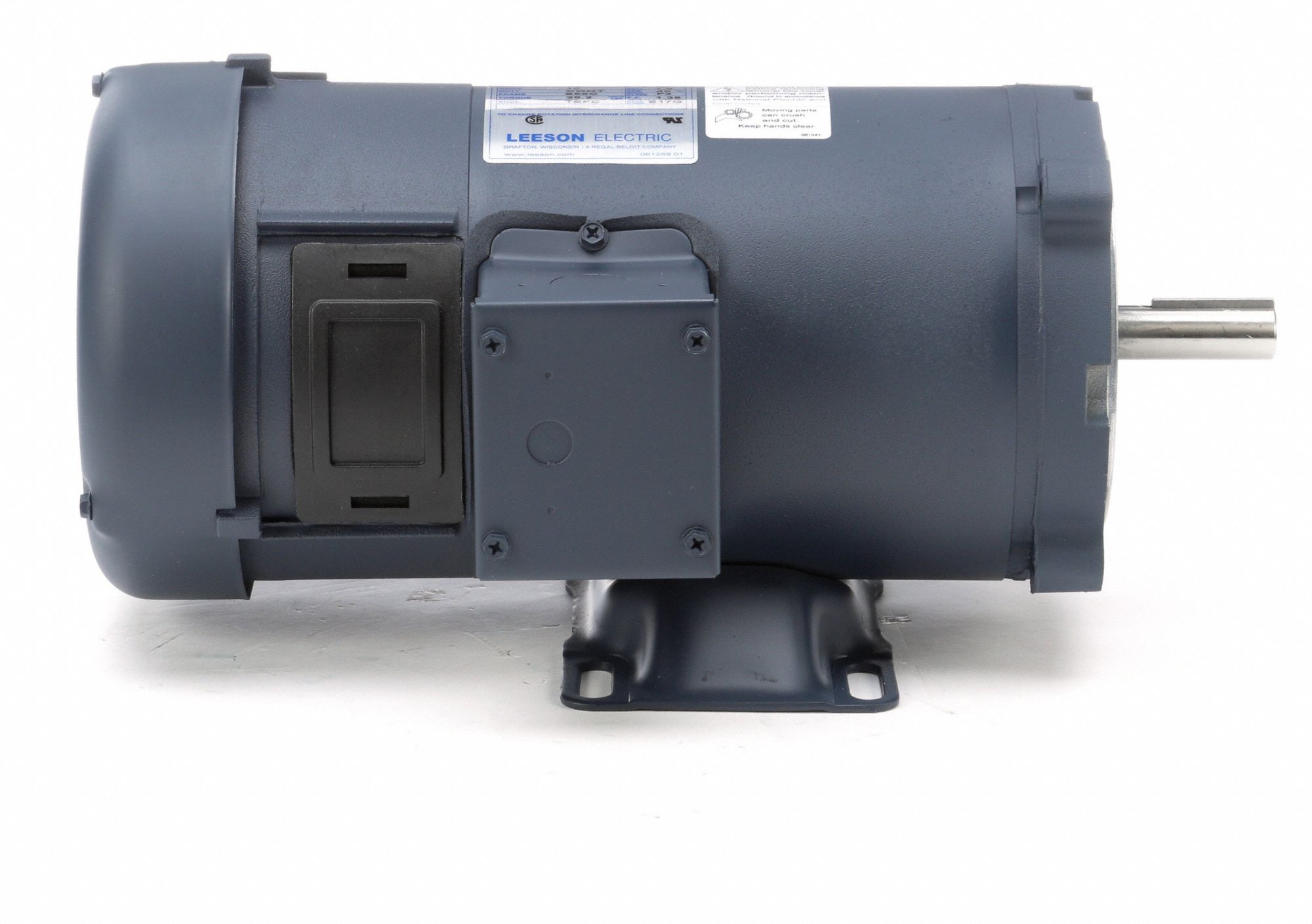 LEESON DC Permanent Magnet Motor: 1 HP, 2,500 Nameplate RPM, 56C Frame ...