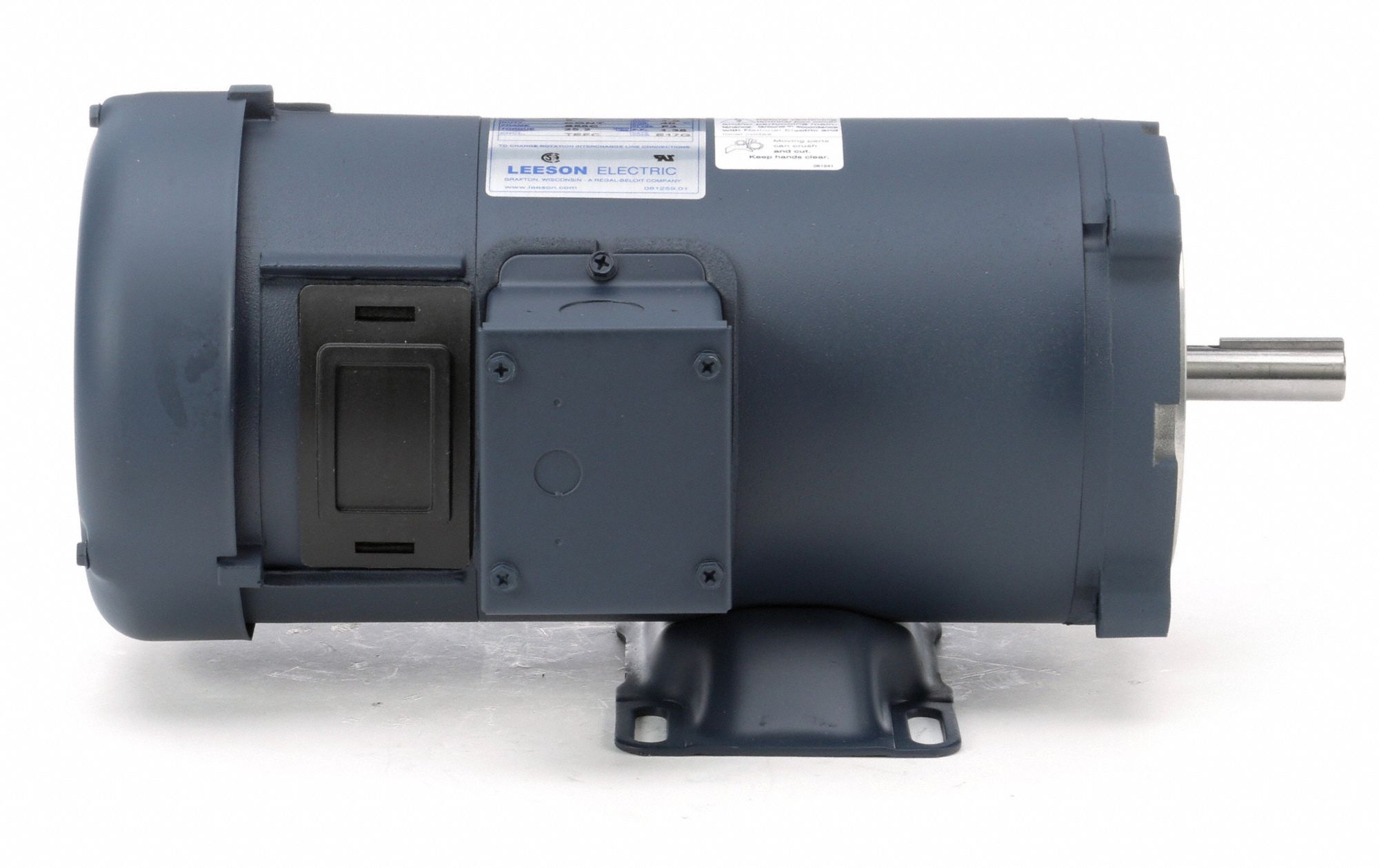 LEESON DC Permanent Magnet Motor: 1 HP, 2,500 Nameplate RPM, 56C Frame ...