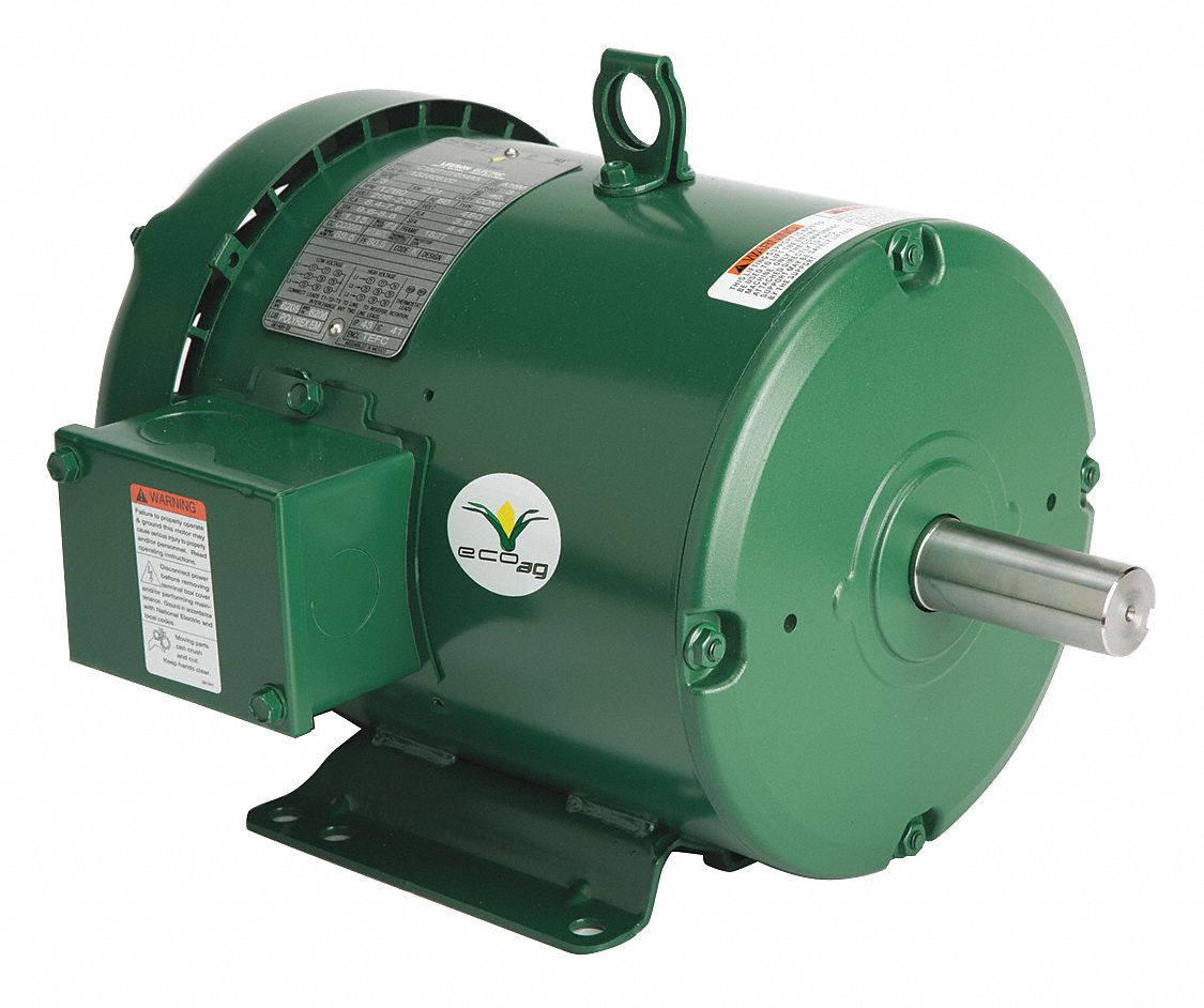 LEESON, 3, 1,760 Nameplate RPM, General Purpose Farm Duty Motor ...