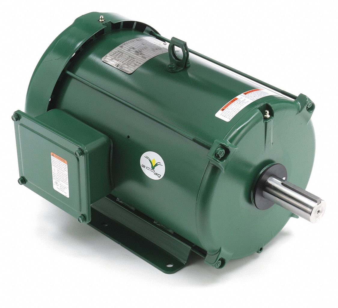 LEESON General Purpose Farm Duty Motor: 7 1/2, 1,765, 230/460V AC, 213T ...