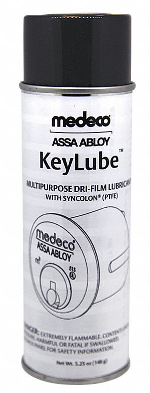 MEDECO Aerosol Lubricant, PTFE Material, Clear - 48ZN24|PX-KYLUB203 ...