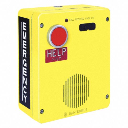 HUBBELL GAI-TRONICS, Emergency Call Boxes, Aluminum, Emergency ...
