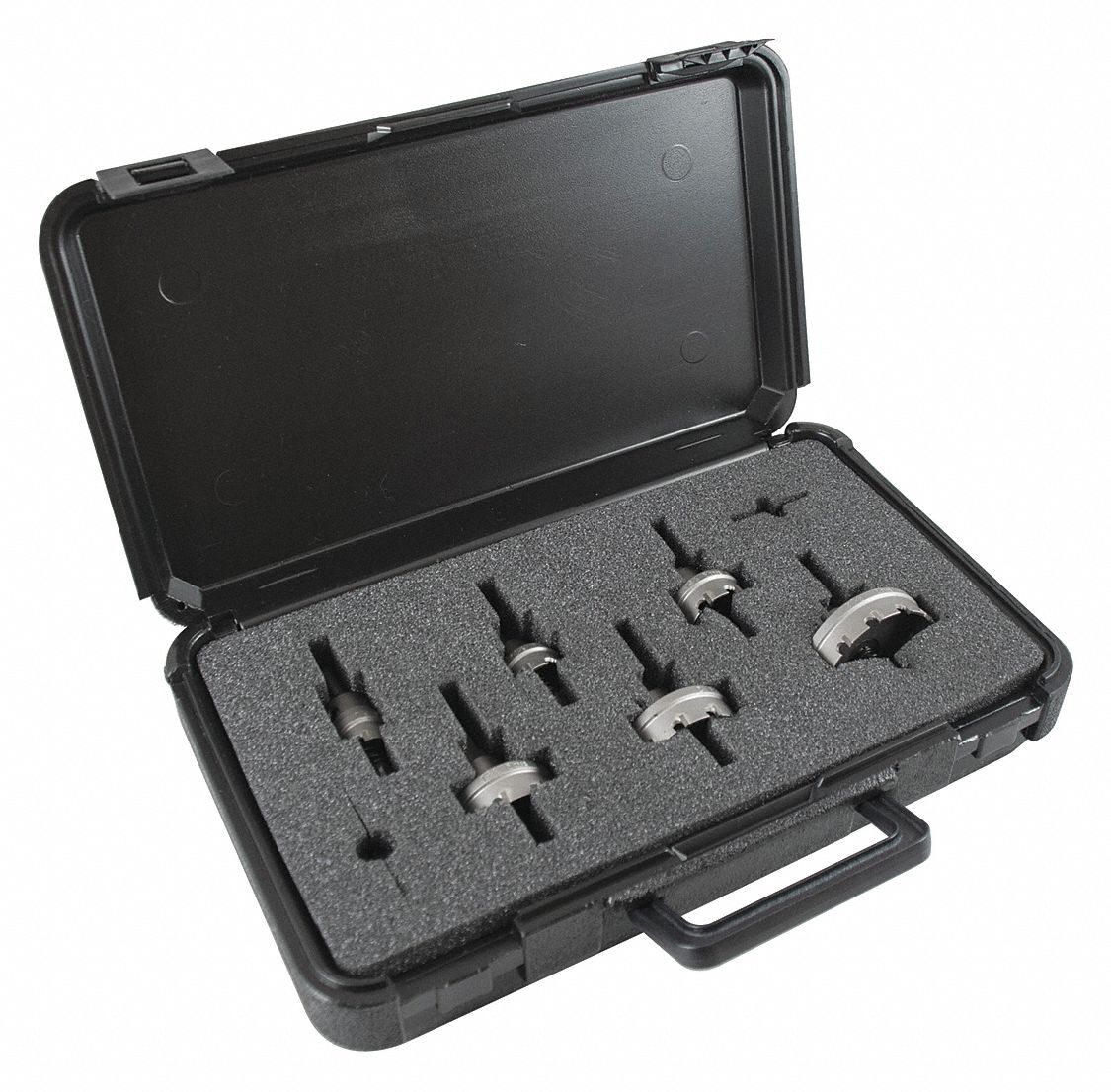 MORSE, 9 Pieces, 3/16 in Max. Cutting Dp, Hole Cutter Kit - 48ZU47 ...