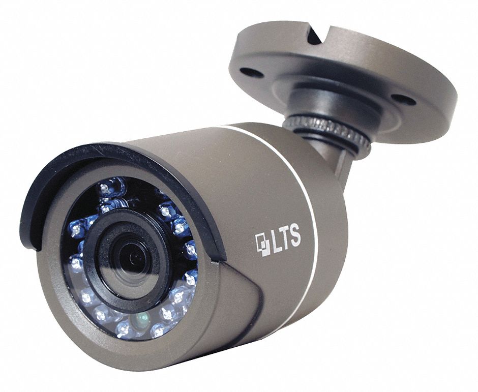 Camera, Indoor/Outdoor, Fixed Lens, Voltage 12V DC - Grainger