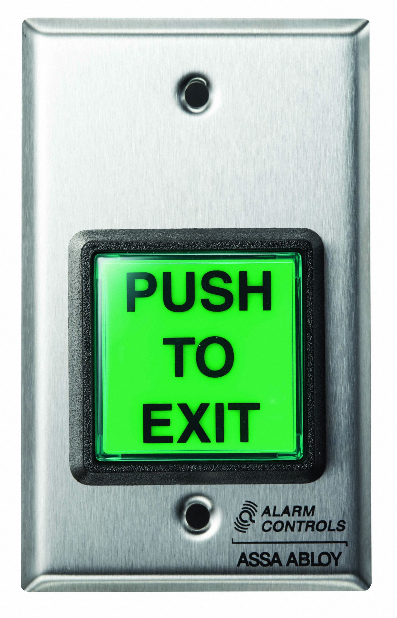 ALARM CONTROLS, 5 in Ht, 2 1/4 in Dp, Exit Push Button - 48ZW53|TS-2 ...