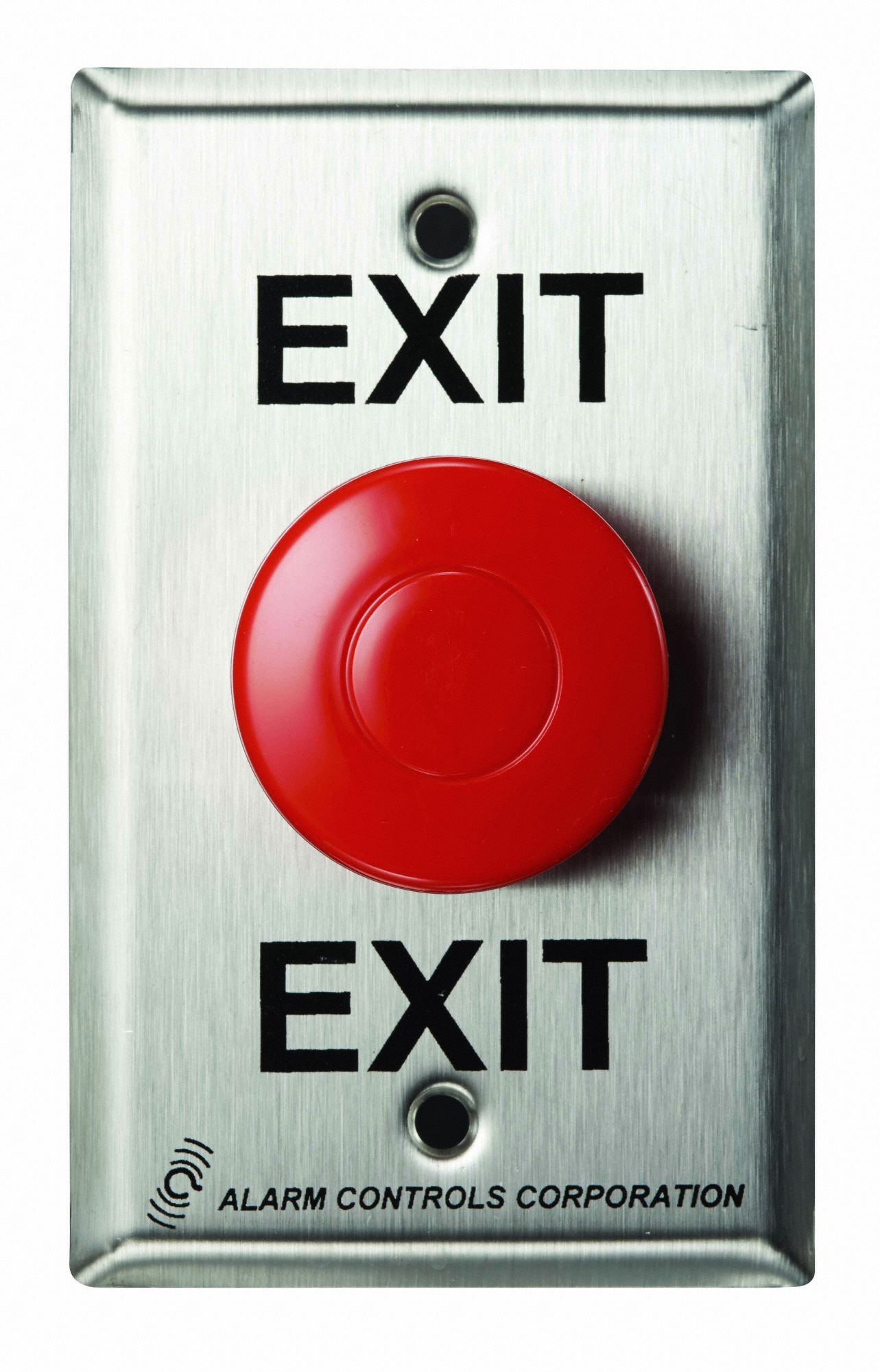 ALARM CONTROLS, 5 in Ht, 2 1/4 in Dp, Exit Push Button - 48ZW59|EB-1 ...