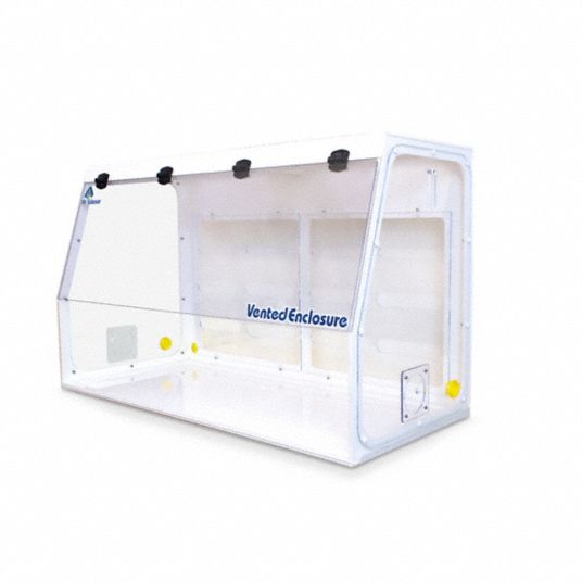 AIR SCIENCE, Purair Vented Enclosure, 4 ft Overall Wd, Ductless ...