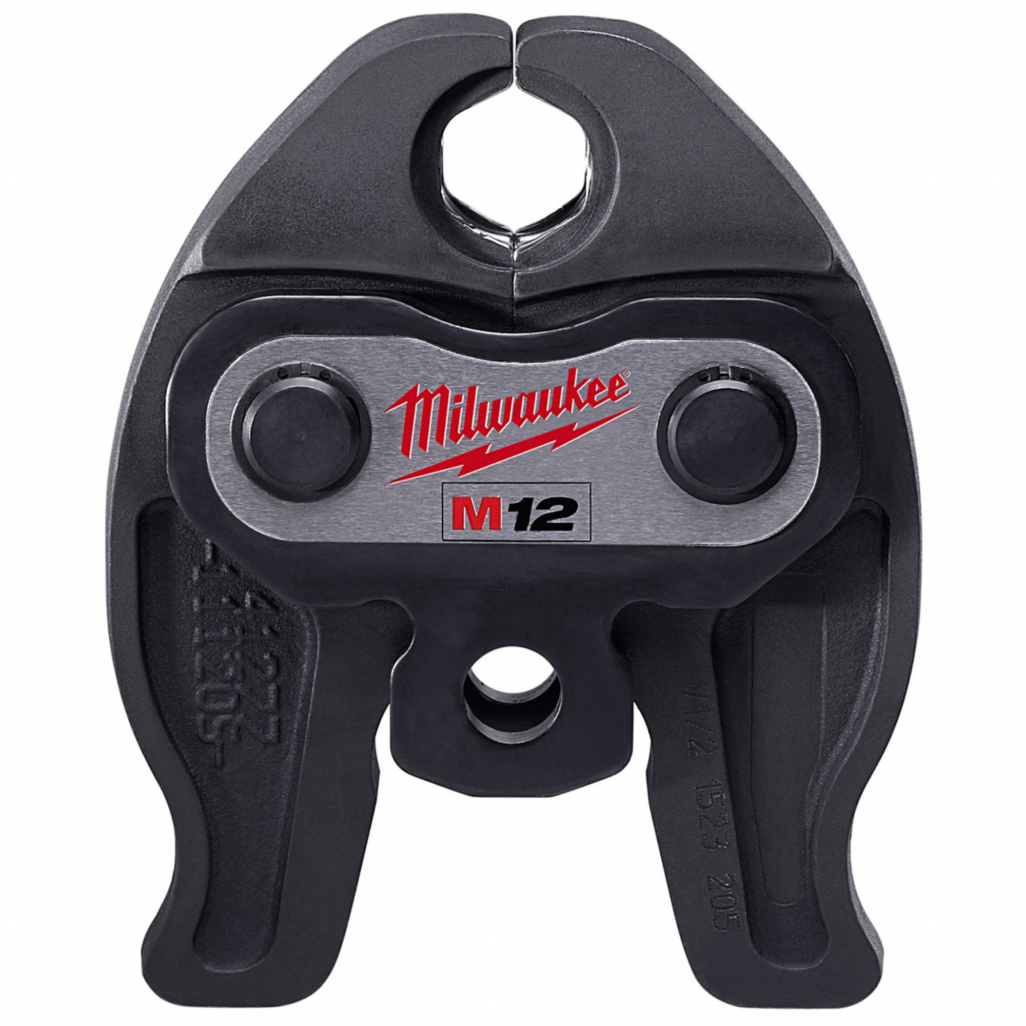 MILWAUKEE, 1/2 in Pipe, Copper (Plumbing)/Stainless Steel, Press Jaw ...