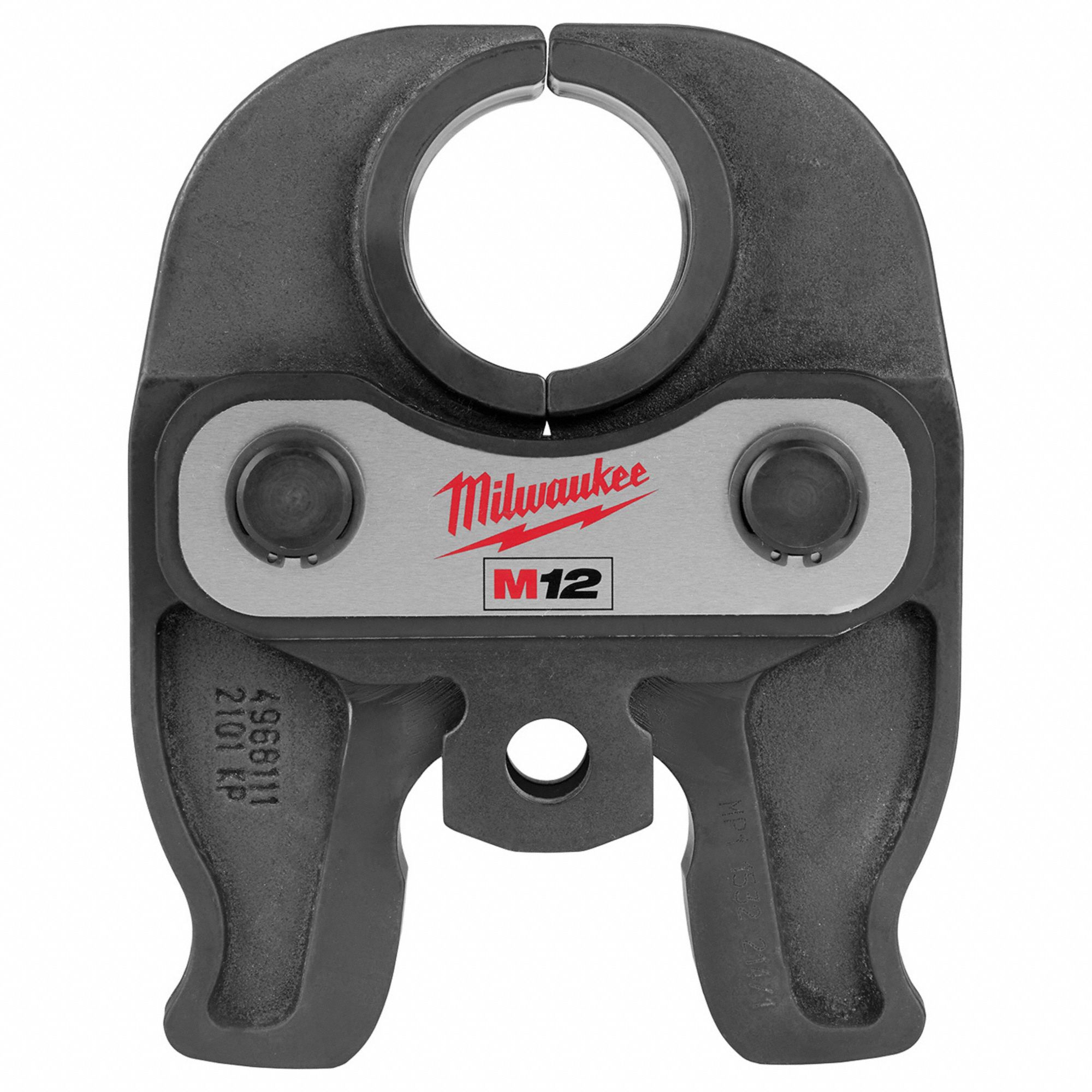 MILWAUKEE, 1 in Pipe, Black Iron/Stainless Steel, Press Jaw - 788WH9|49 ...