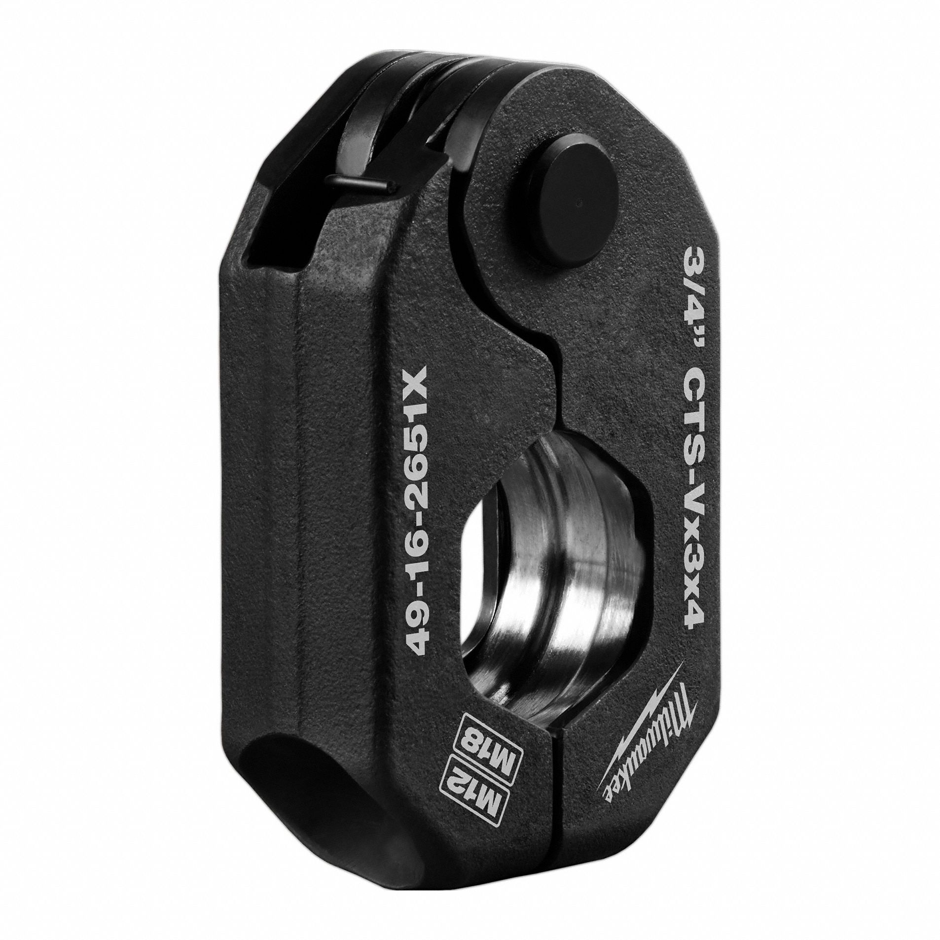 MILWAUKEE, 3/4 in Pipe, Copper/Stainless Steel, Press Ring - 824XW6|49 ...