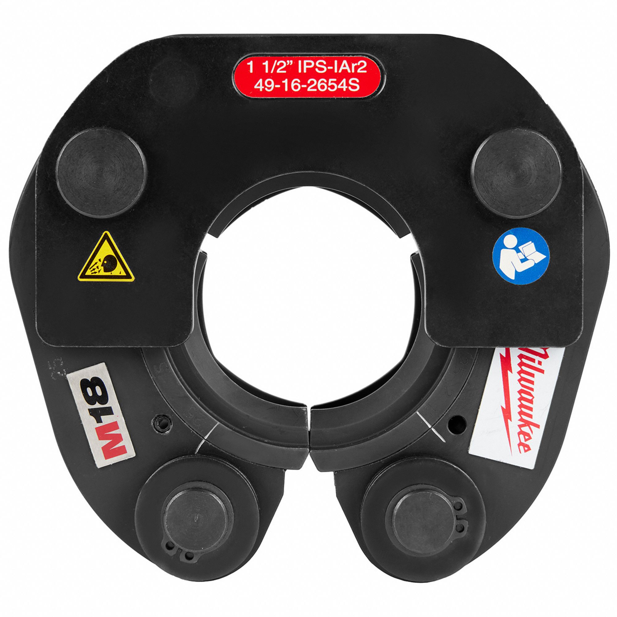 MILWAUKEE, 1 1/2 in Pipe, Stainless Steel, Press Ring - 53AY98|49-16 ...