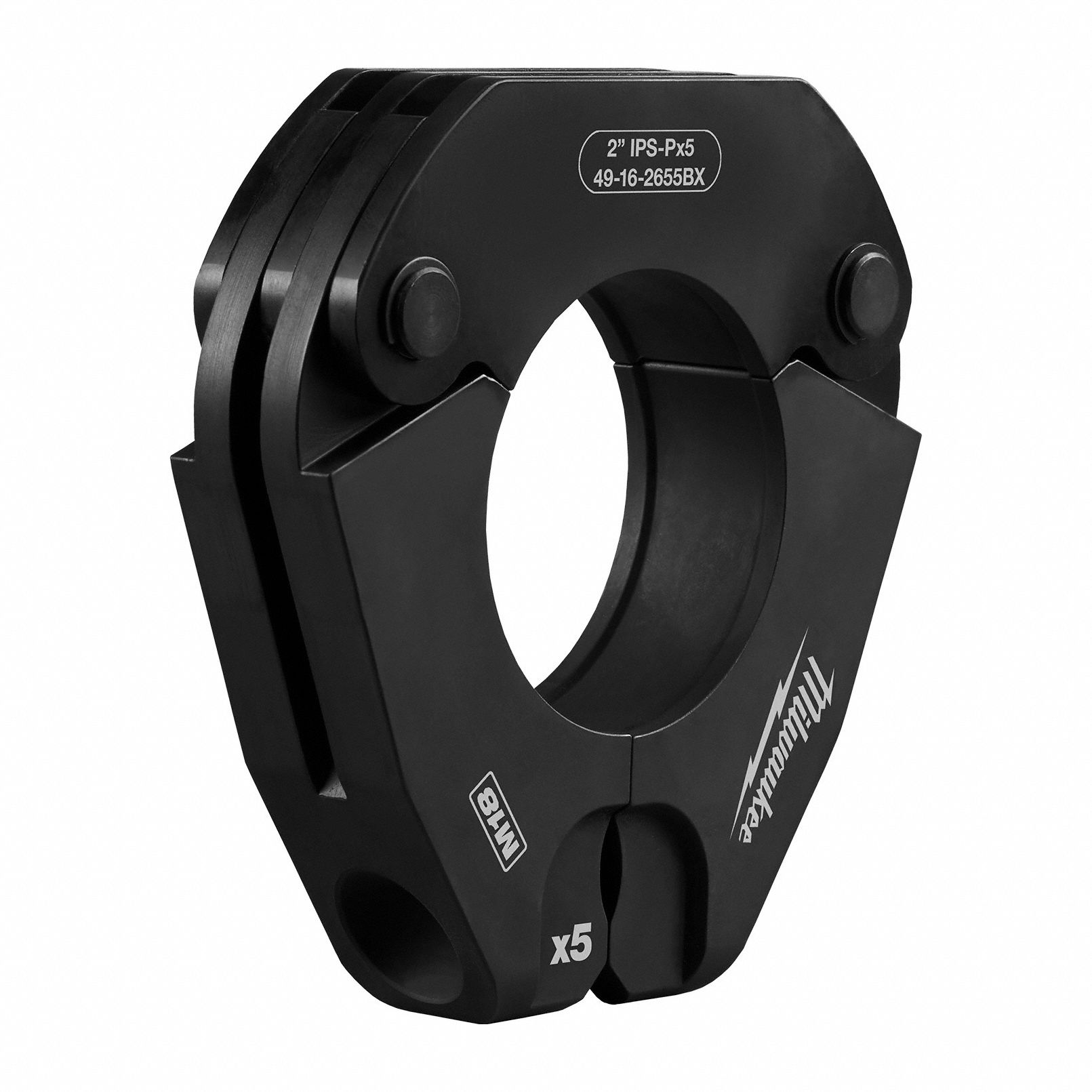 MILWAUKEE, 2 in Pipe, 304 Stainless Steel/316 Stainless Steel/Black ...