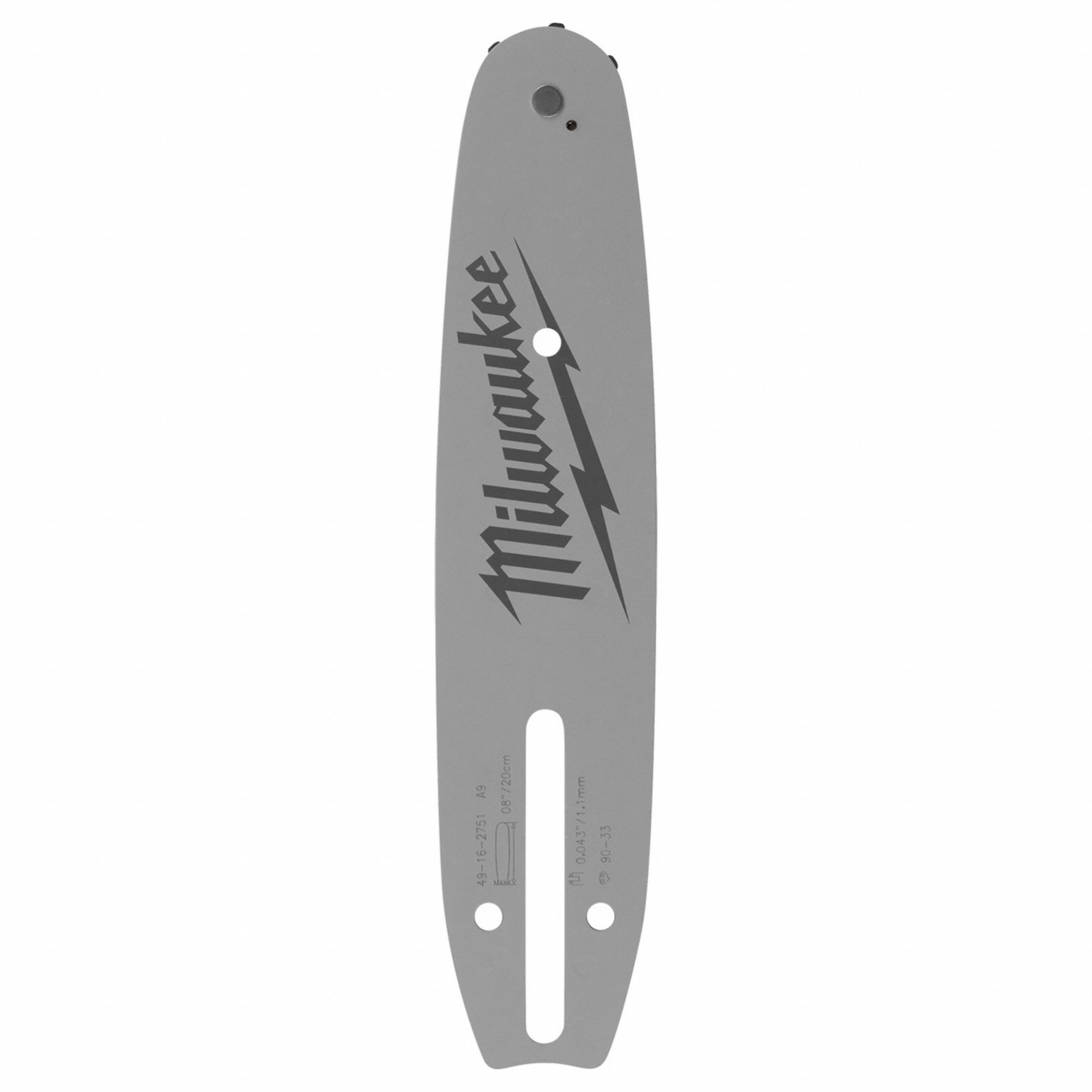 MILWAUKEE, 8 in Compatible Bar Lg, 3/8 in, Guide Bar - 800TM8|49-16 ...