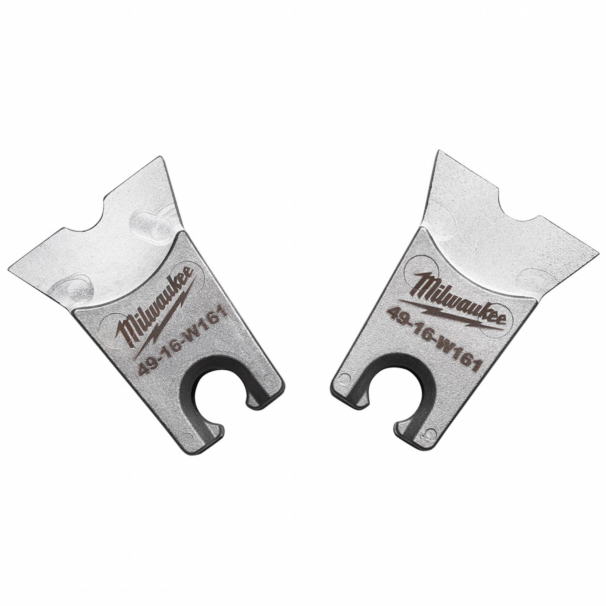 MILWAUKEE, 6 AWG, W Style Dies, Upper and Lower Crimping Die - 45FD58 ...