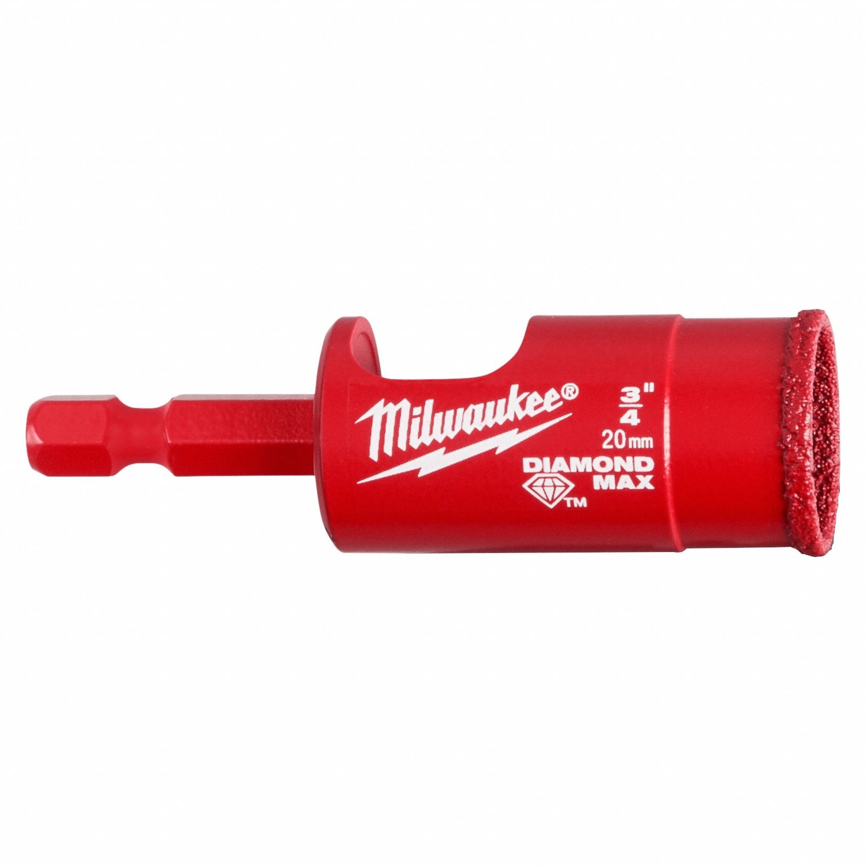 MILWAUKEE, 3/4 in Saw Dia., 1 in Max. Cutting Dp, Hole Saw - 33UH30|49-56-0515 - Grainger