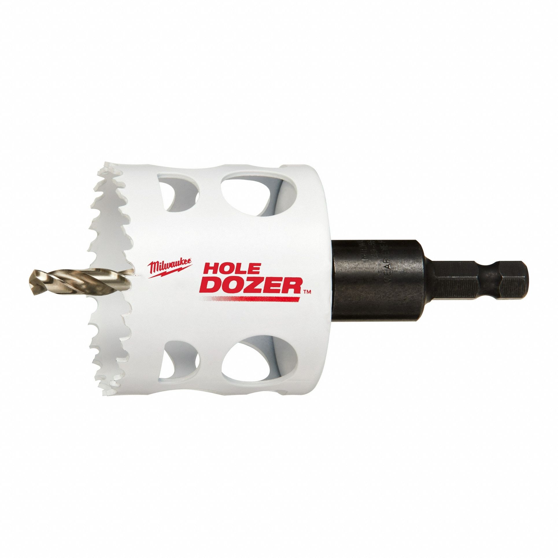 MILWAUKEE, 2 1/8 in Saw Dia., 3.5 Teeth per Inch, Hole Saw - 856EW3|49-56-9668 - Grainger