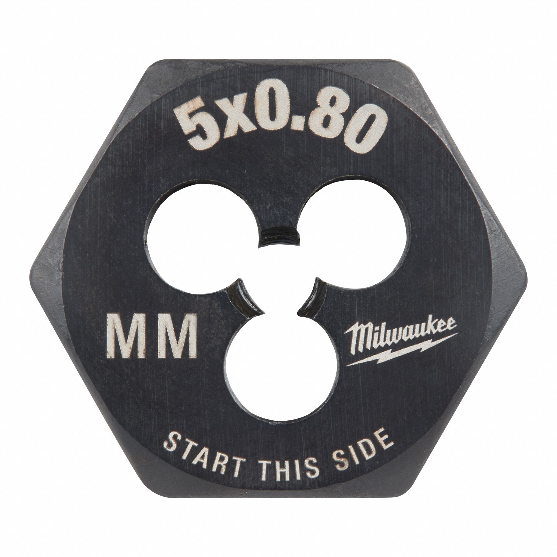MILWAUKEE, Solid, Right Hand, Hex Threading Die - 820RN8|49-57-5329 ...
