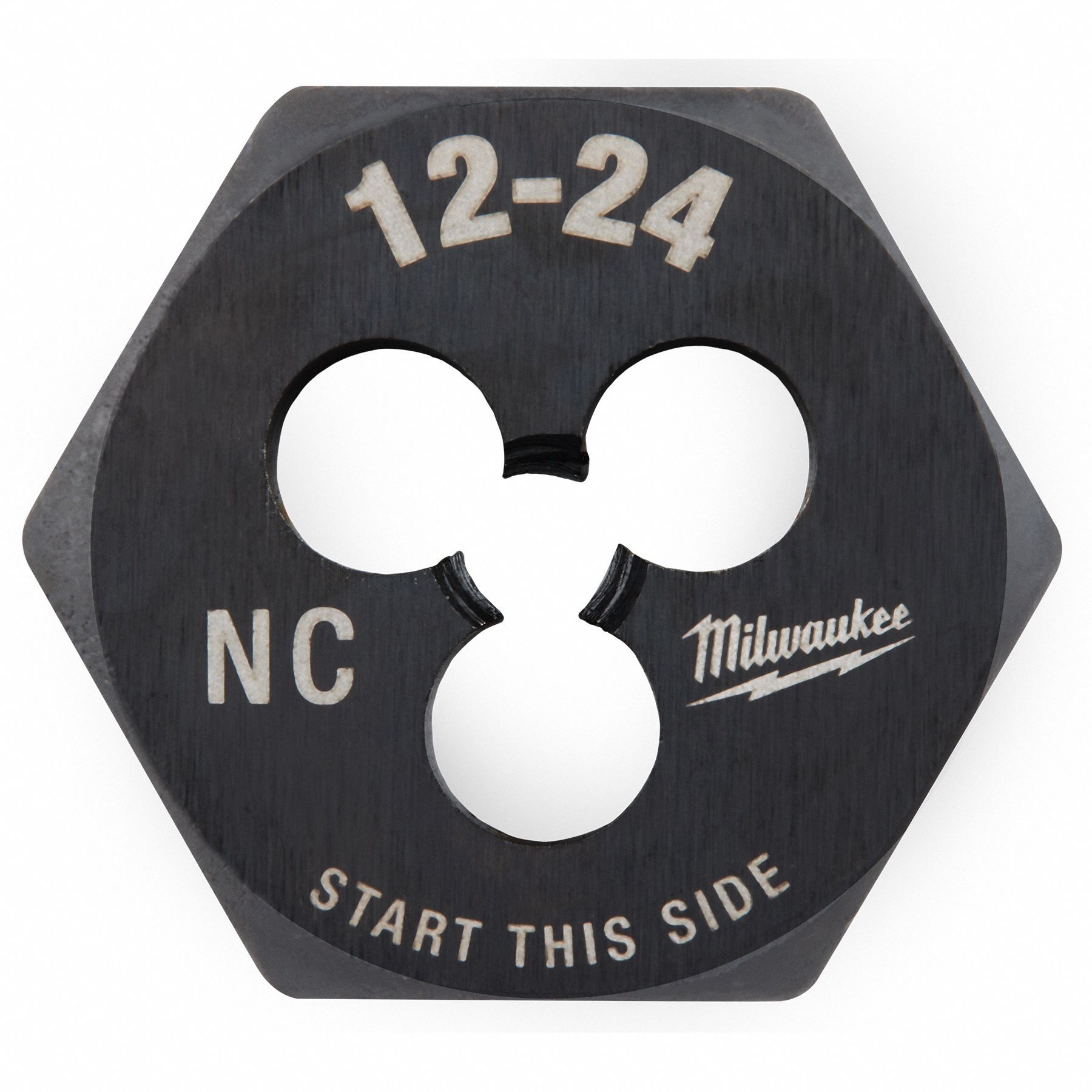 MILWAUKEE, Solid, Carbon Steel, Hex Threading Die - 820RN9|49-57-5330 ...