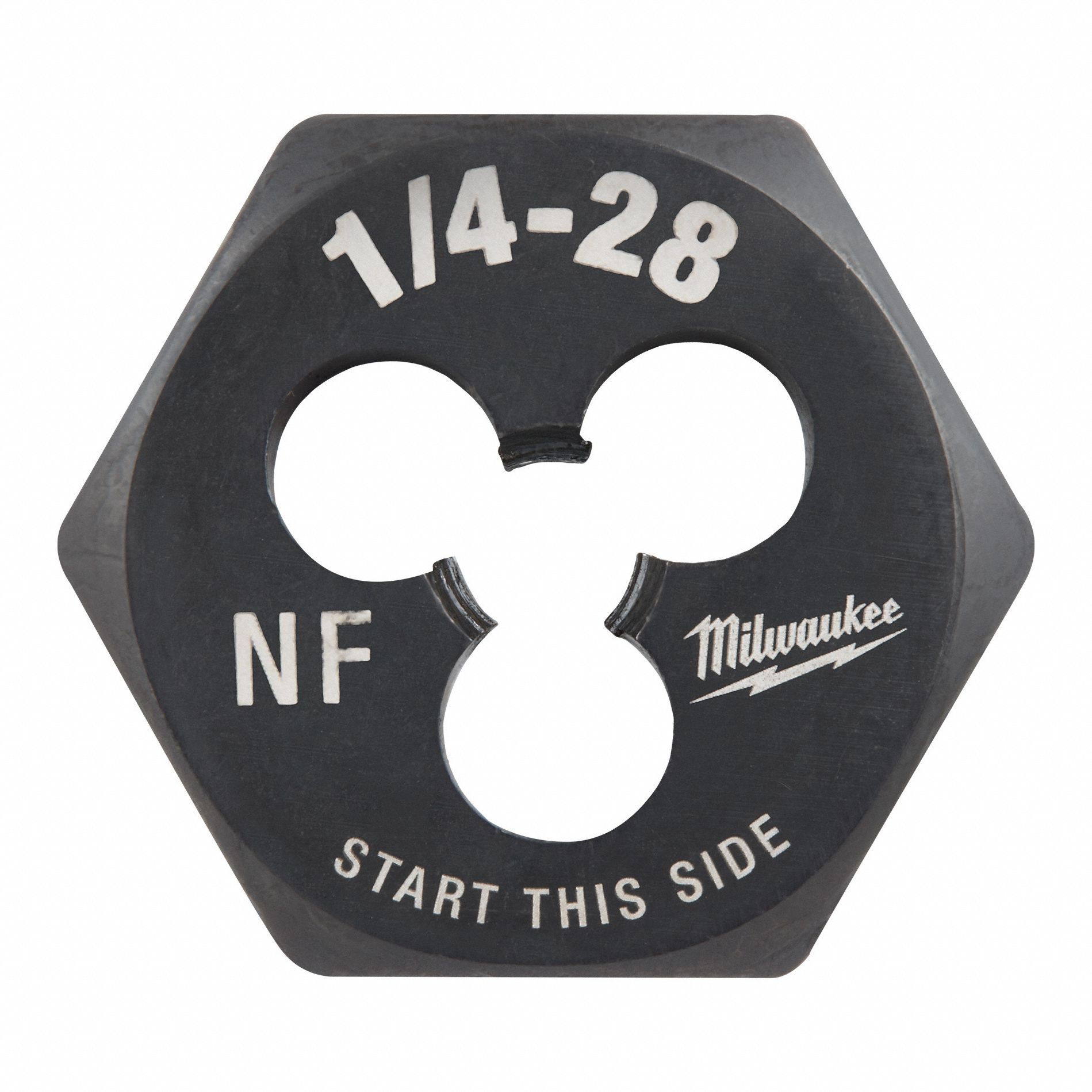 MILWAUKEE, Solid, Right Hand, Hex Threading Die - 820RP3|49-57-5338 ...