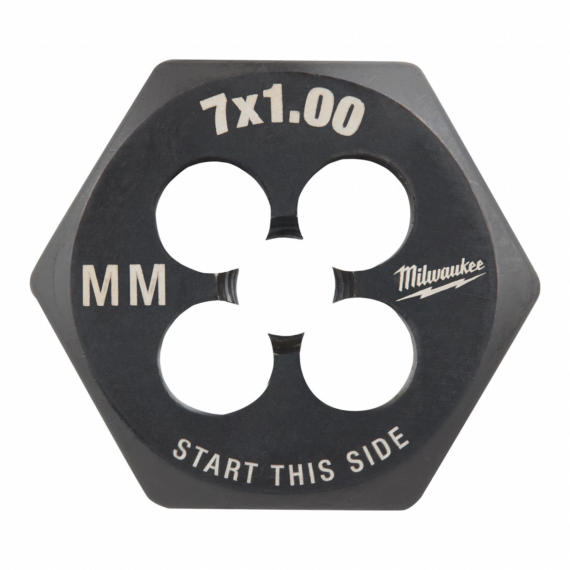 MILWAUKEE, Solid, Carbon Steel, Hex Threading Die - 820RP4|49-57-5341 ...
