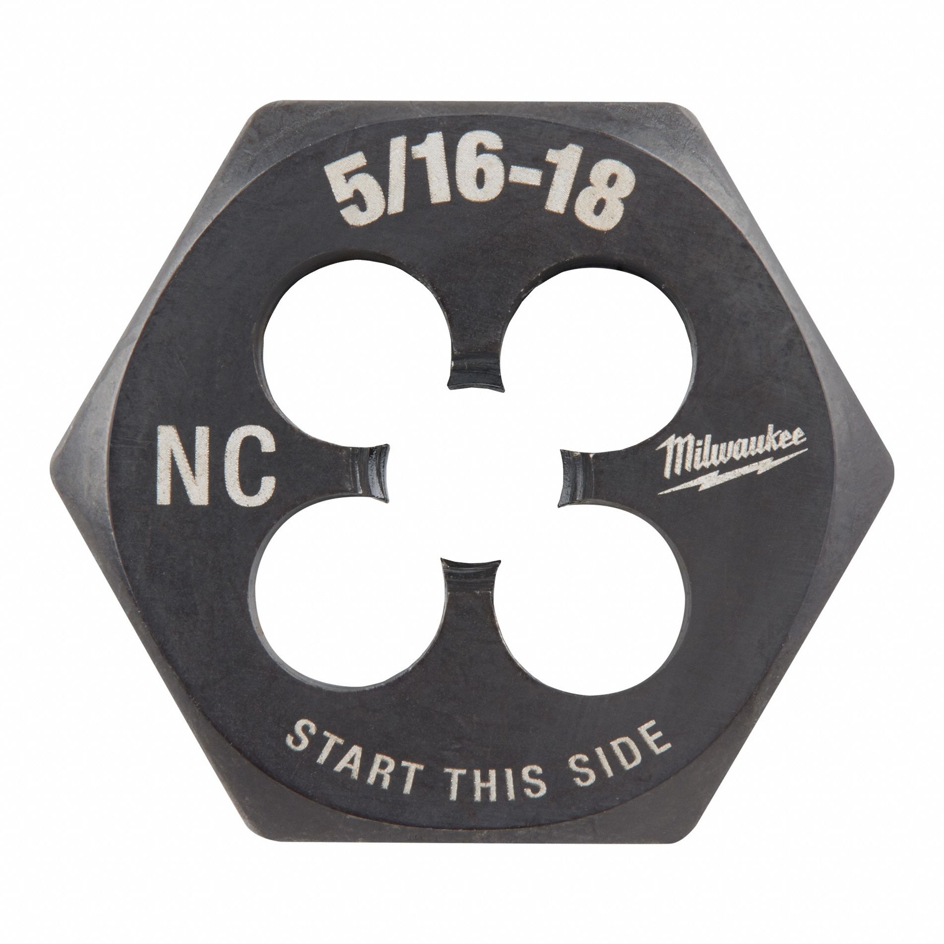 MILWAUKEE, Solid, Right Hand, Hex Threading Die - 820RP5|49-57-5342 ...