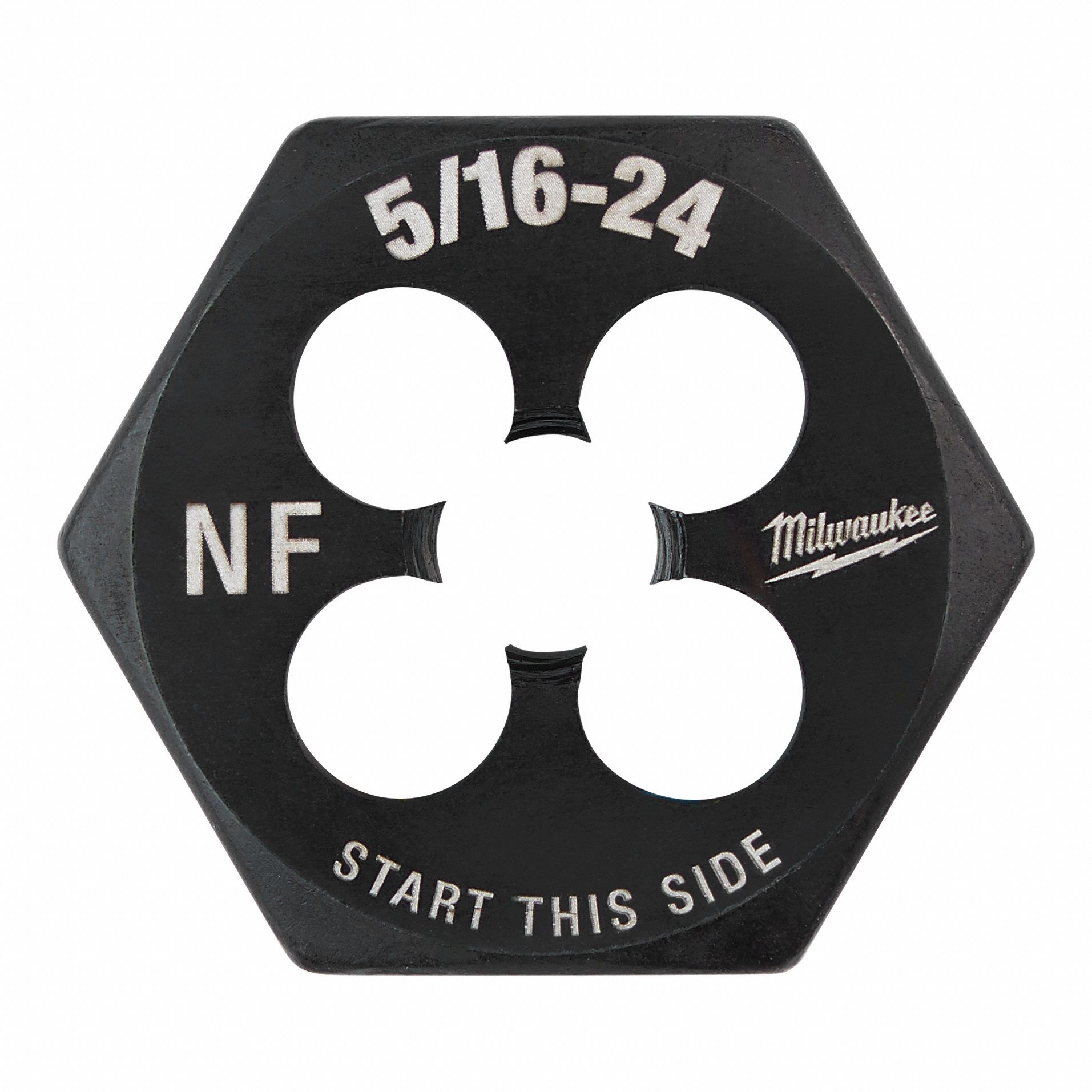 MILWAUKEE, Solid, Carbon Steel, Hex Threading Die - 820RP7|49-57-5344 ...
