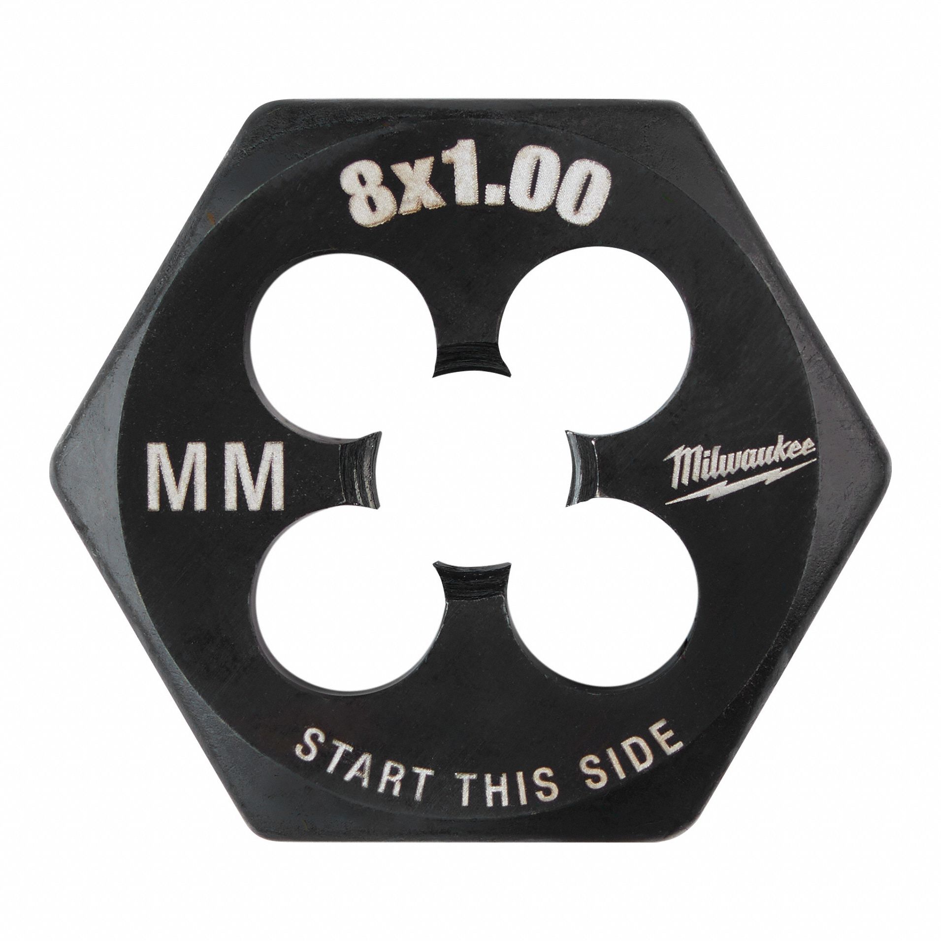 MILWAUKEE, Solid, Right Hand, Hex Threading Die - 820RP8|49-57-5345 ...