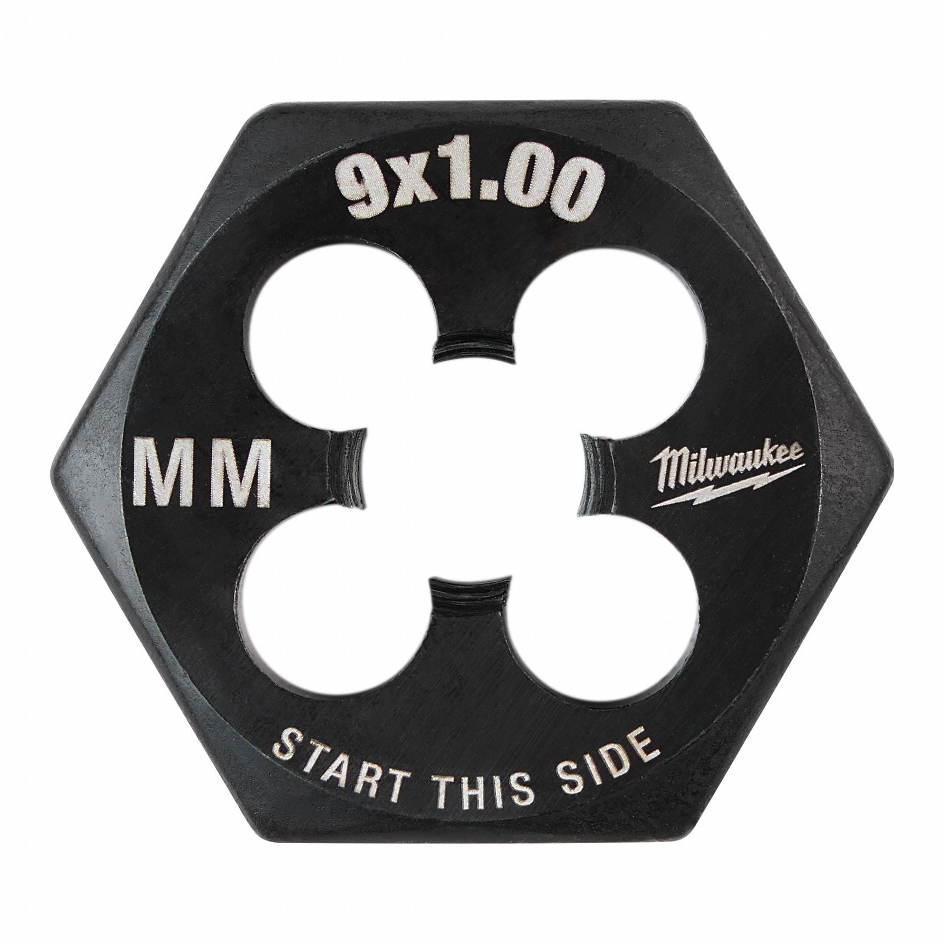 MILWAUKEE, Solid, Carbon Steel, Hex Threading Die - 820RR1|49-57-5349 ...