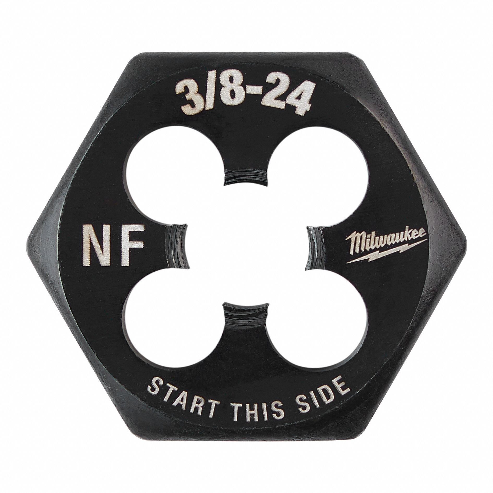 MILWAUKEE, Solid, Carbon Steel, Hex Threading Die - 820RR2|49-57-5351 ...