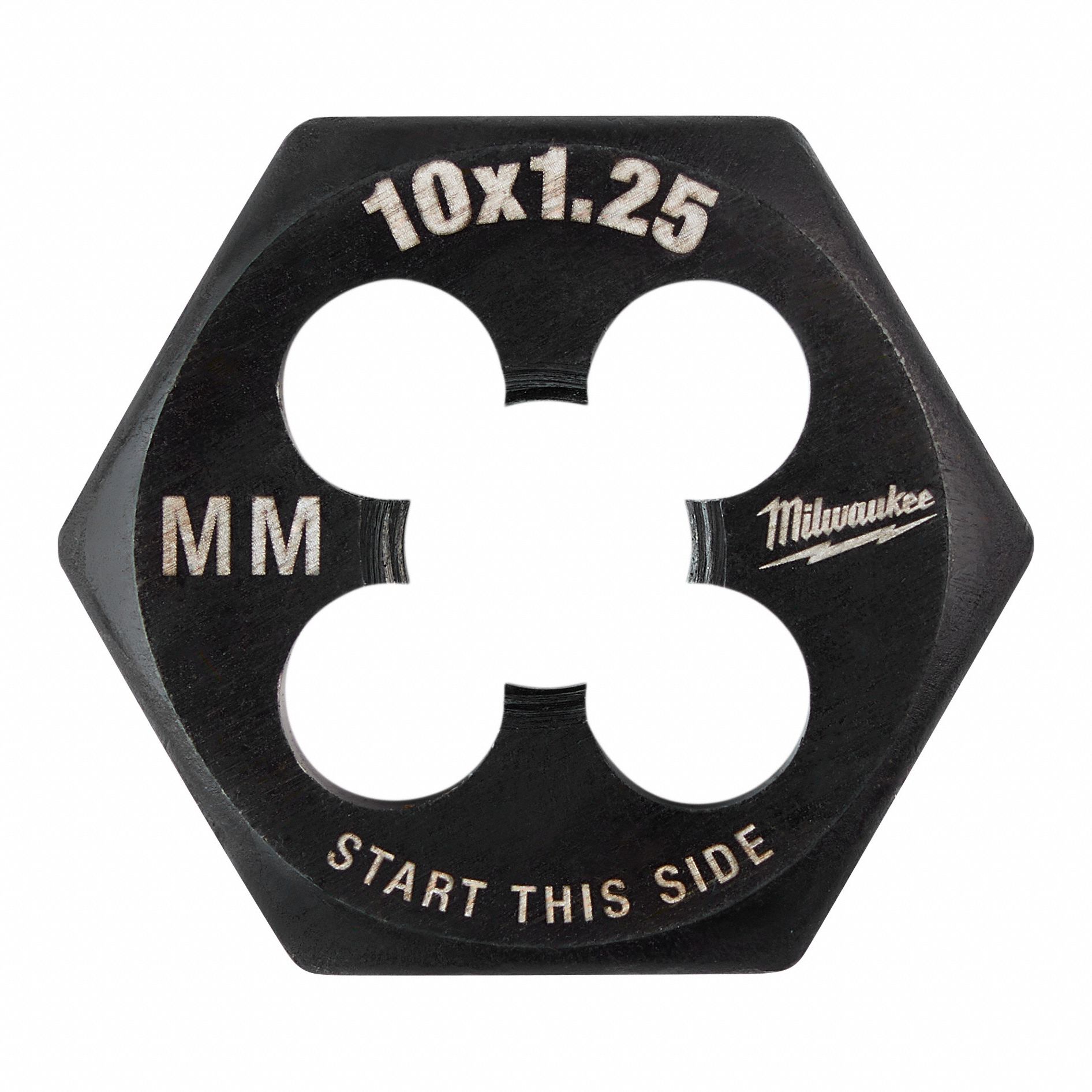 MILWAUKEE, Solid, Right Hand, Hex Threading Die - 820RR4|49-57-5353 ...