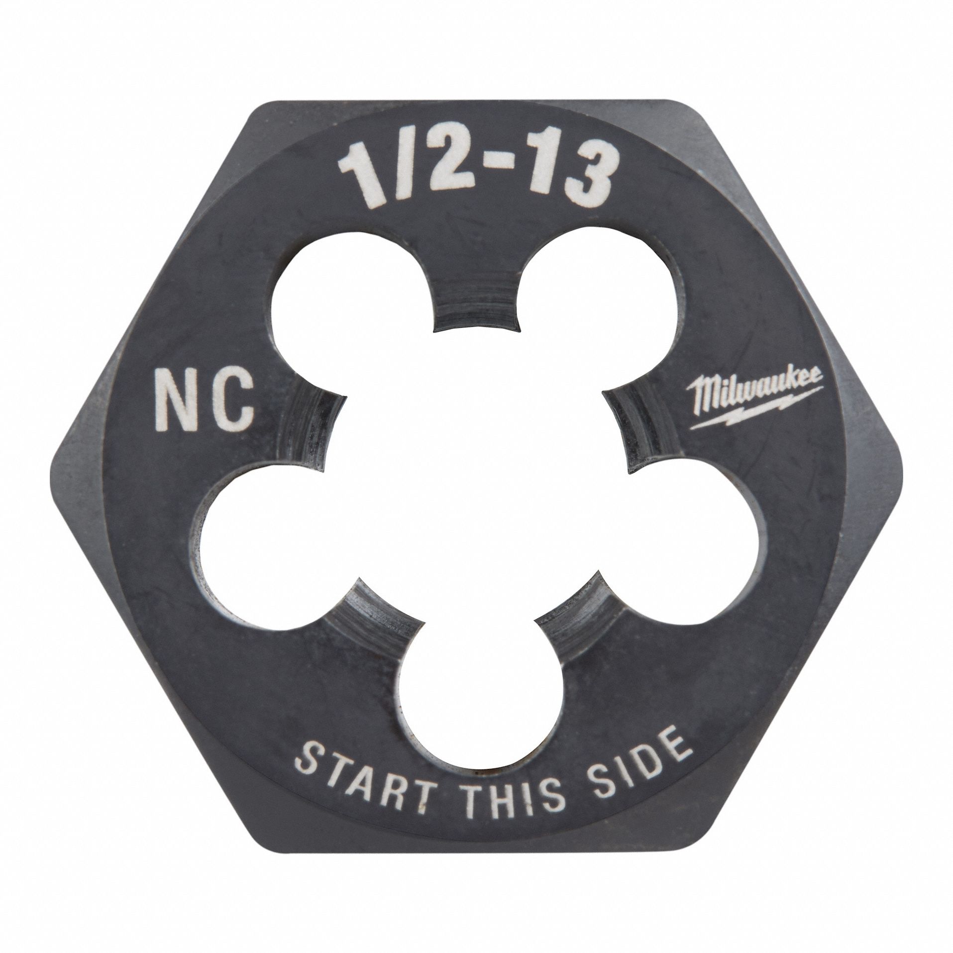 MILWAUKEE, Solid, Right Hand, Hex Threading Die - 820RT1|49-57-5360 ...