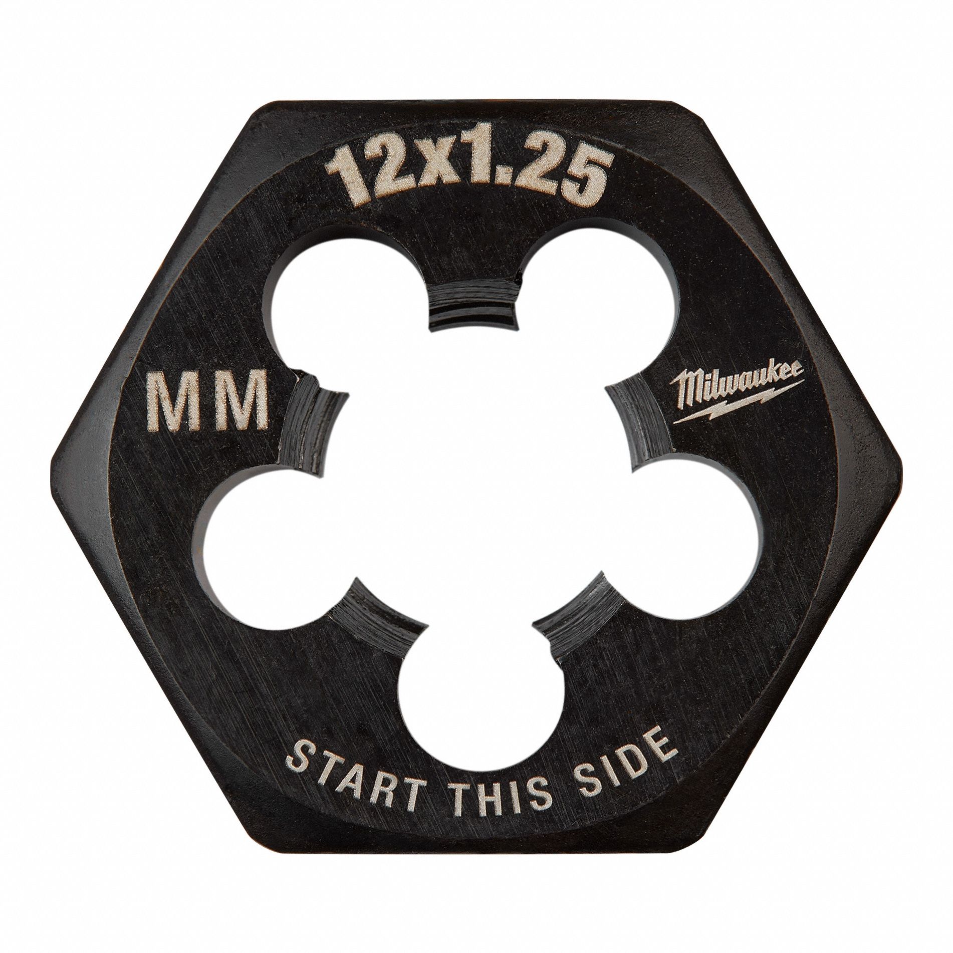 MILWAUKEE, Solid, Carbon Steel, Hex Threading Die - 820RT2|49-57-5361 ...