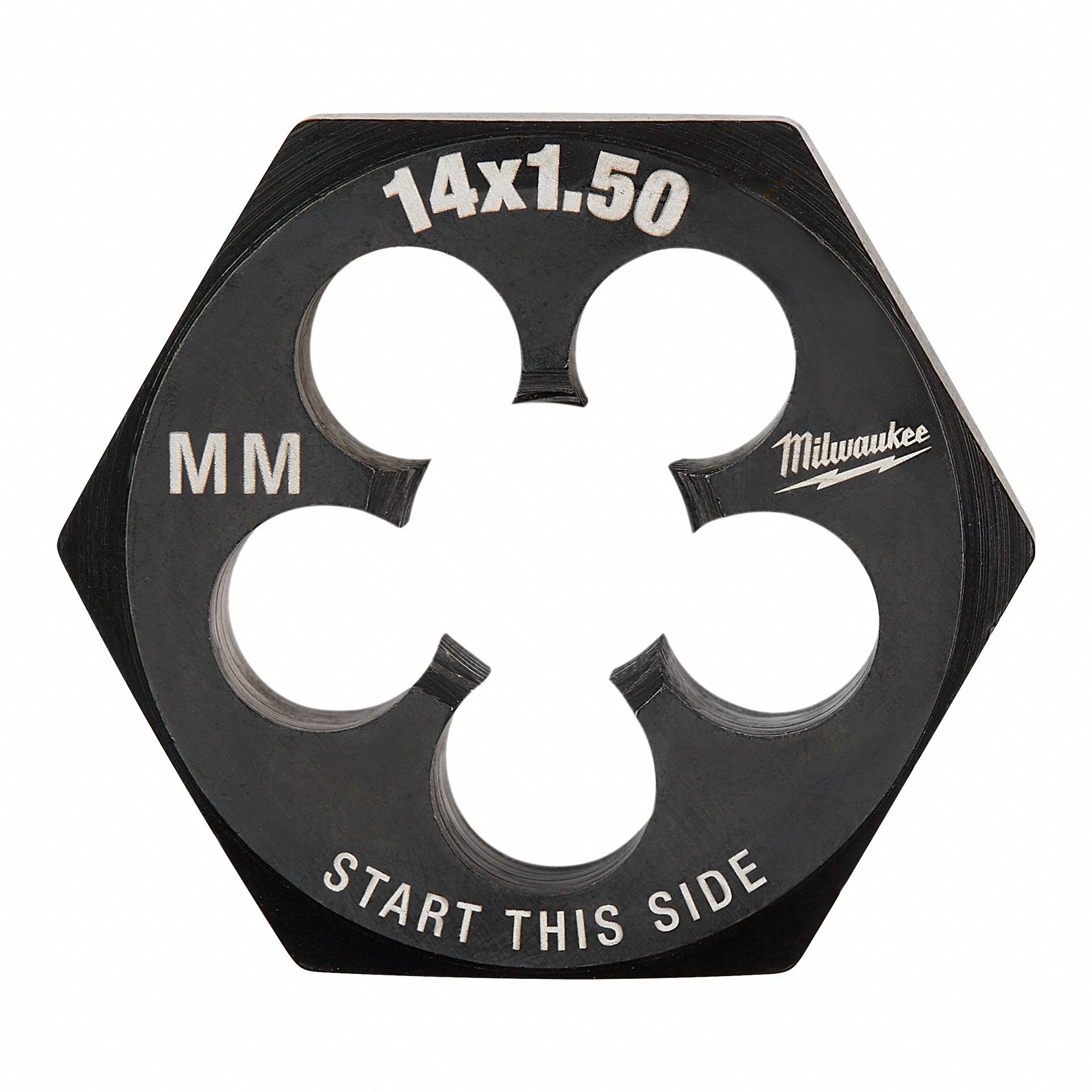 MILWAUKEE, Solid, Carbon Steel, Hex Threading Die - 820RT5|49-57-5366 ...