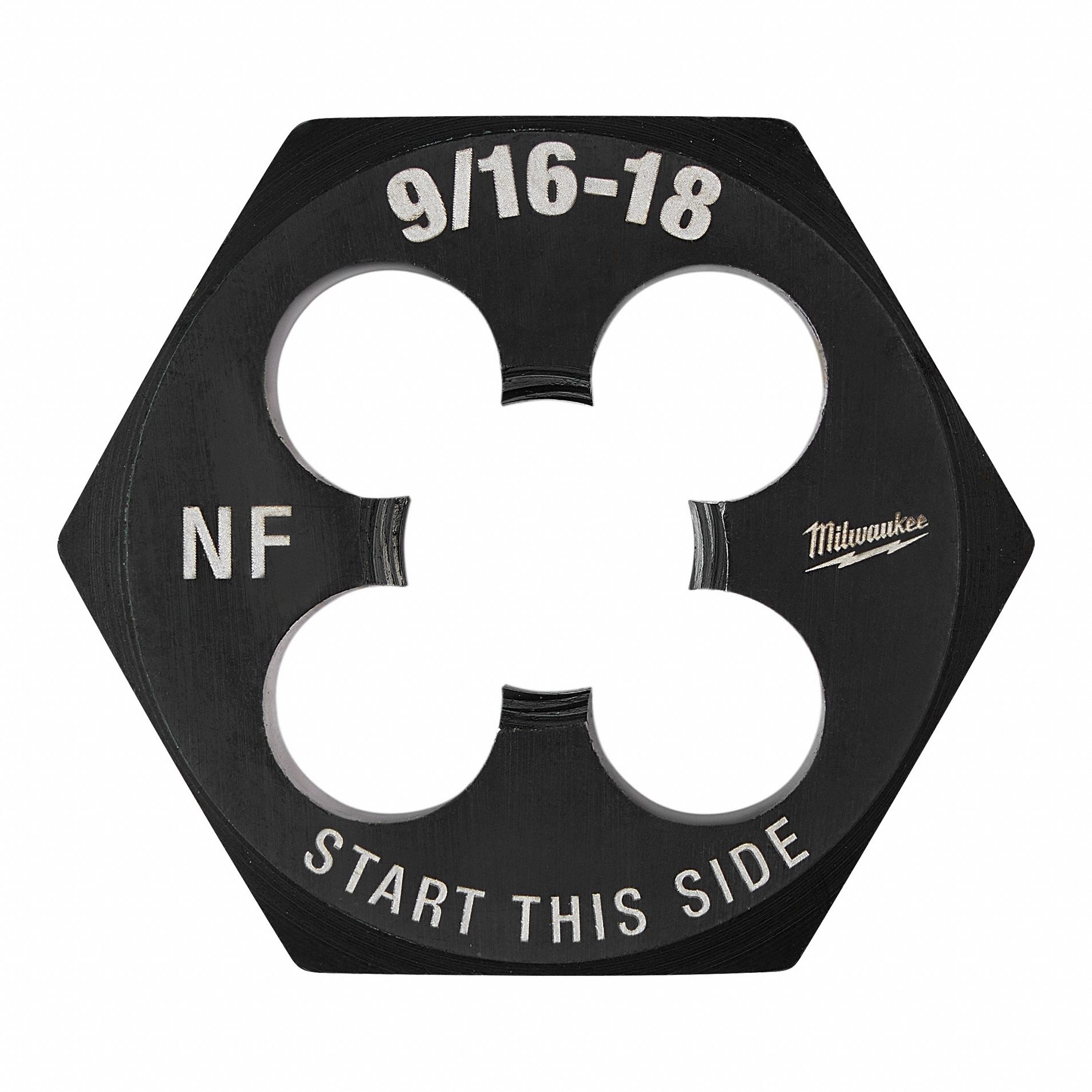 MILWAUKEE, Solid, Right Hand, Hex Threading Die - 820RT6|49-57-5368 ...