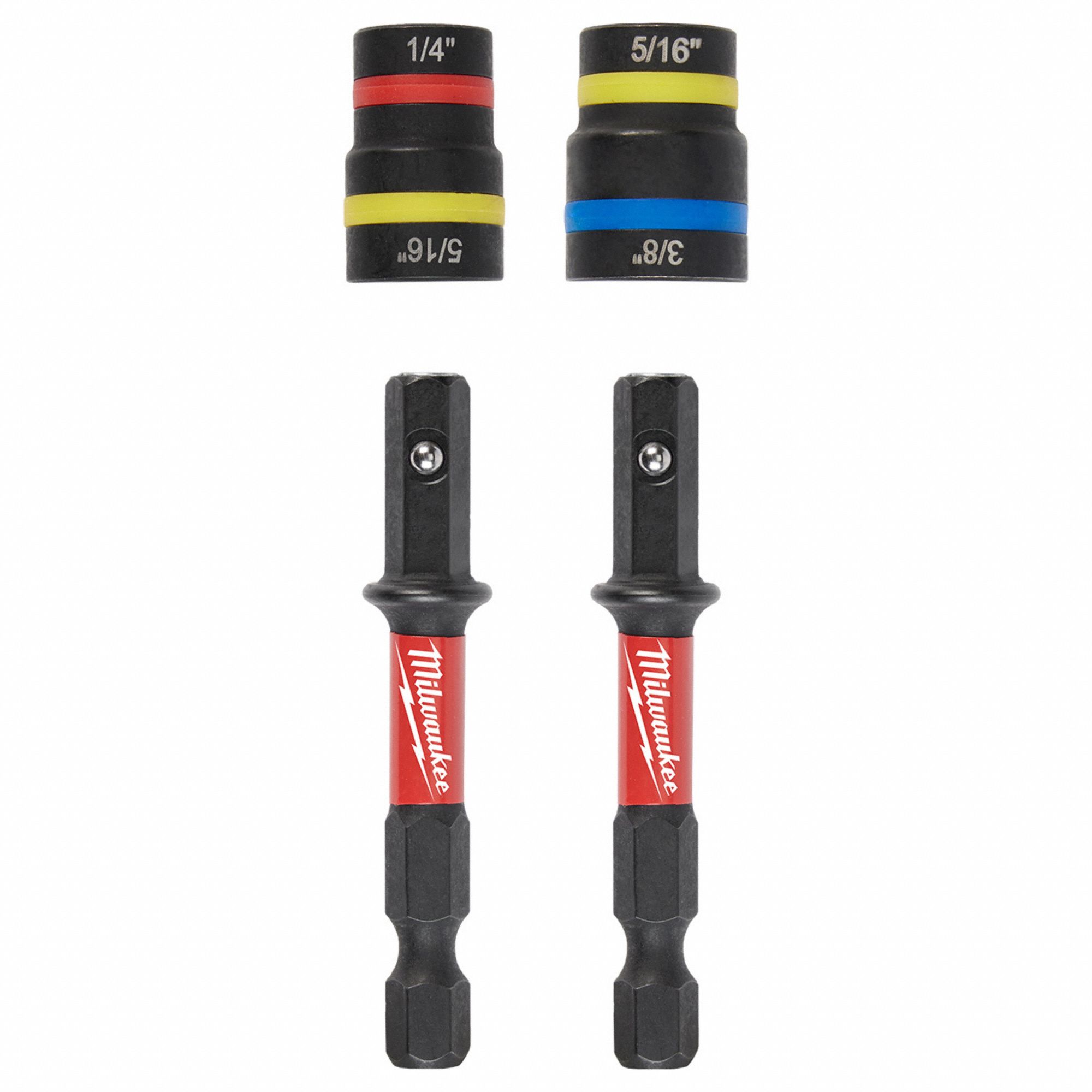 MILWAUKEE, Impact Nut Driver Set, Imperial - 800W24|49-66-4565 - Grainger