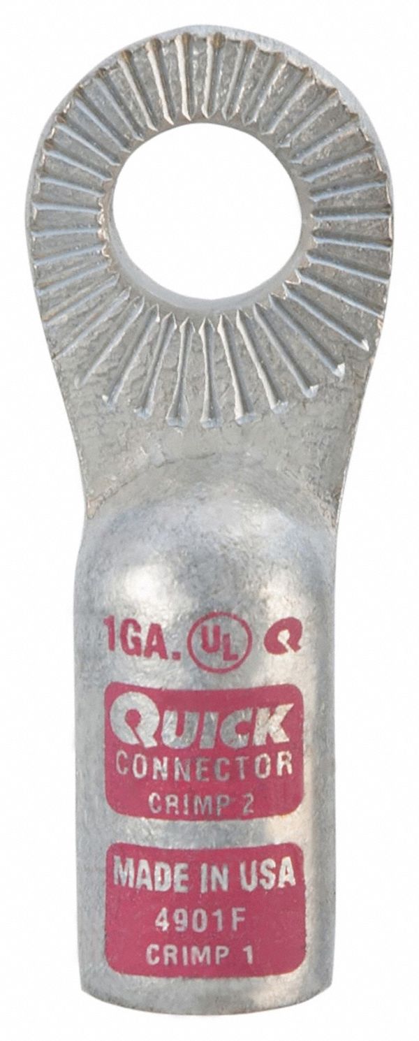 QUICKCABLE One-Hole Lug Compression Connector: Locking Lug, Crimp ...